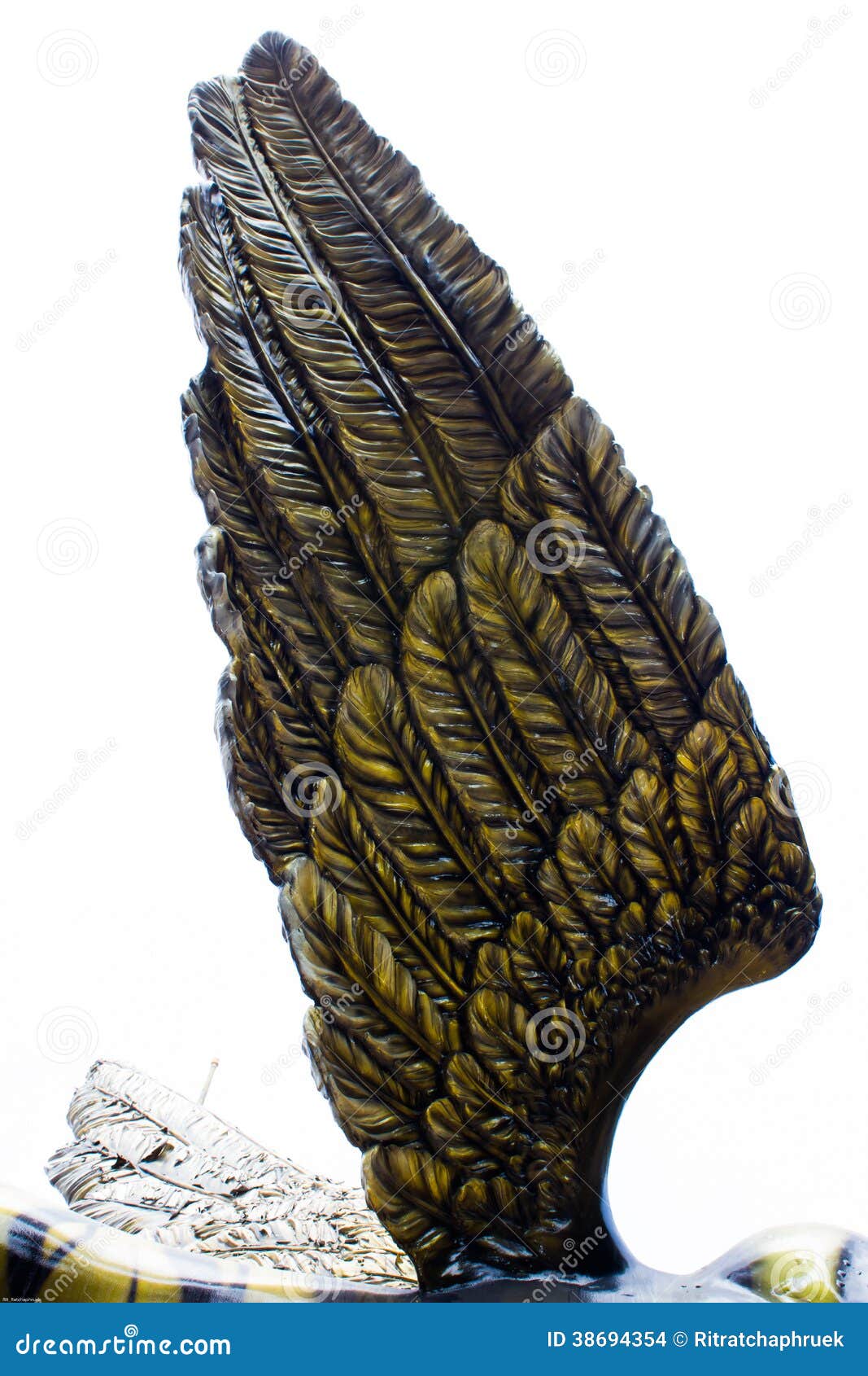 Craft wings statue stock photo. Image of peace, black - 38694354