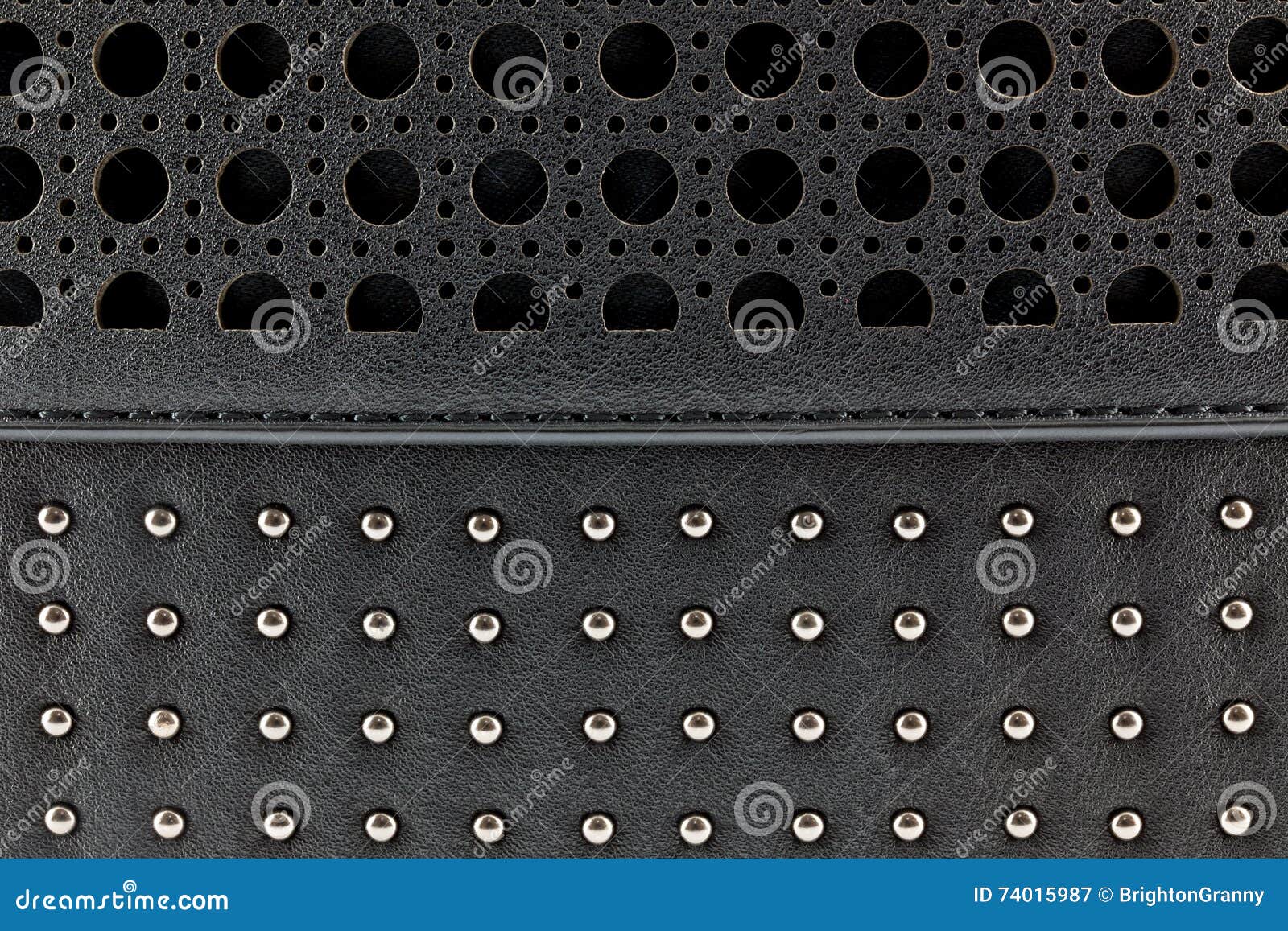 Crafted leather stock image. Image of fine, perforated - 74015987