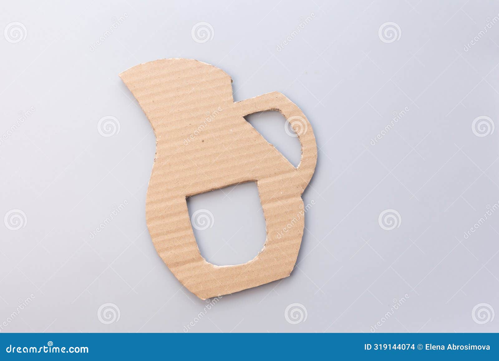 Crafted Paper Lemonade Pitcher in Sunlight, Summer Themes Stock Photo ...