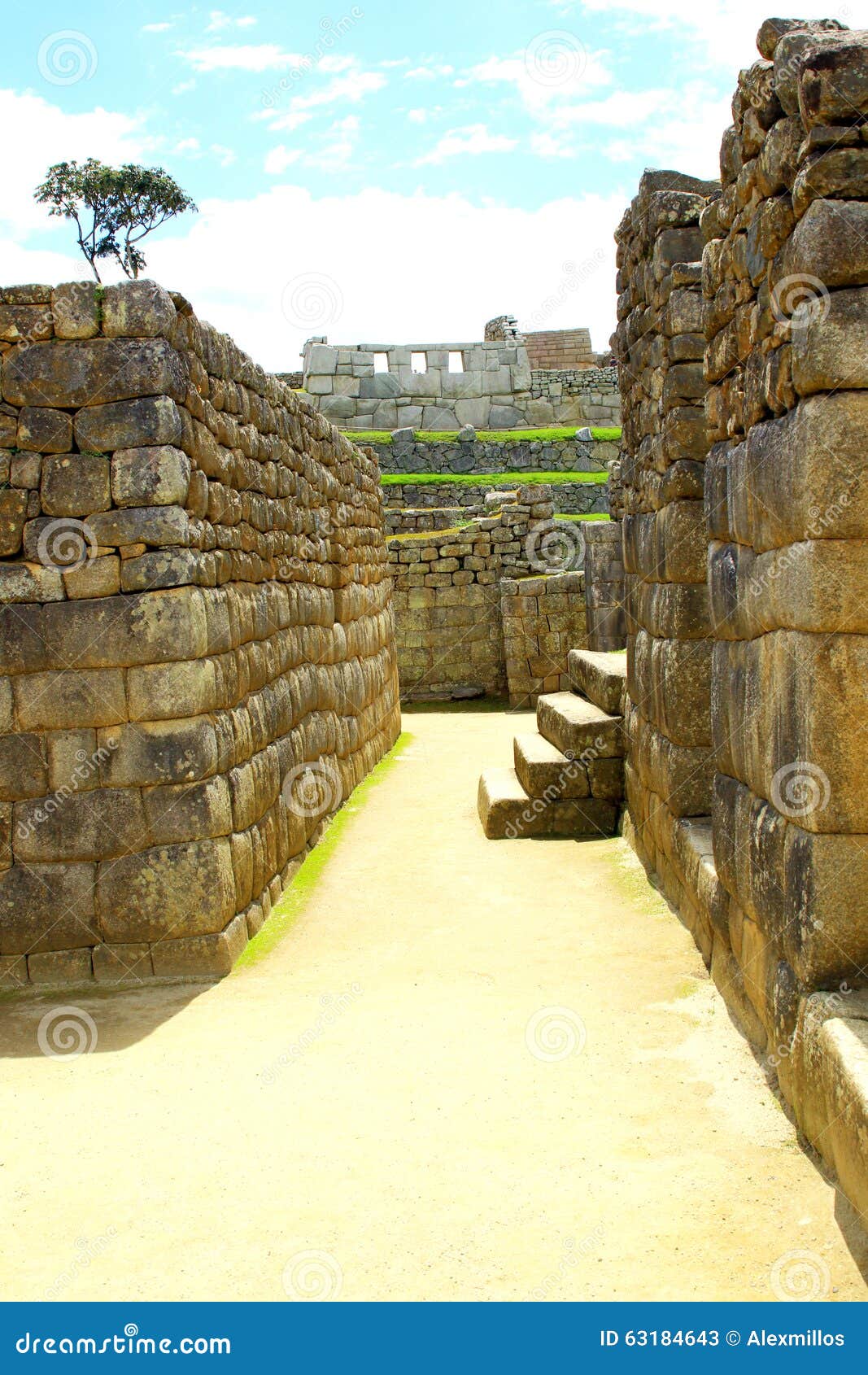Crafted Stonework at Machu Picchu, Peru Stock Image - Image of mountain ...