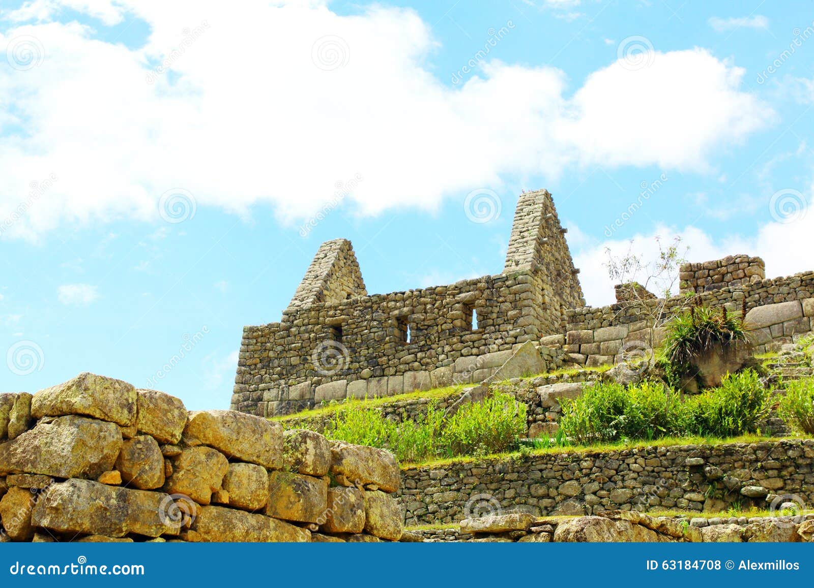 Crafted Stonework at Machu Picchu, Peru Stock Photo - Image of ...