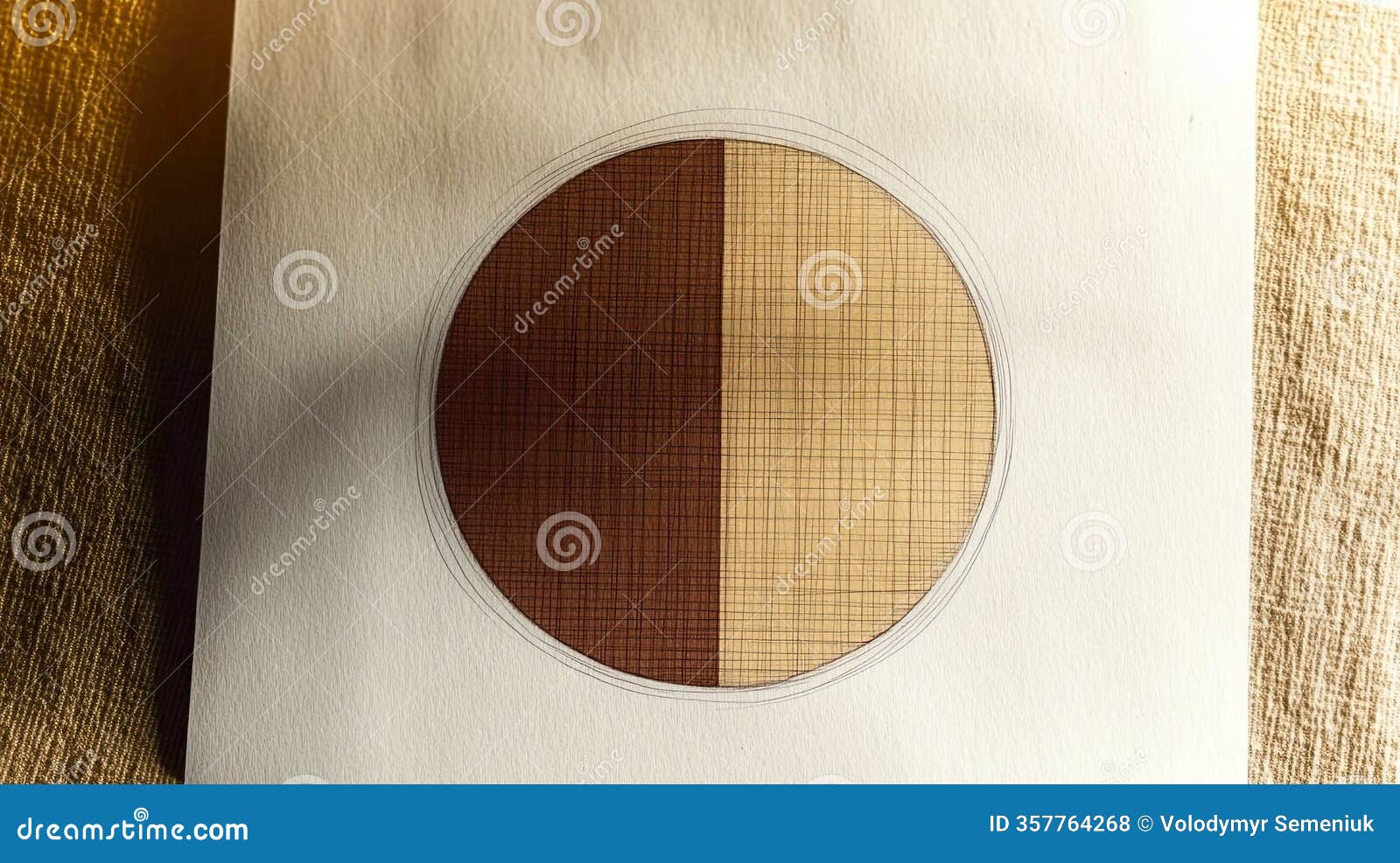 Crafting Data Visualization with a Minimalist Pie Chart on a Plain ...