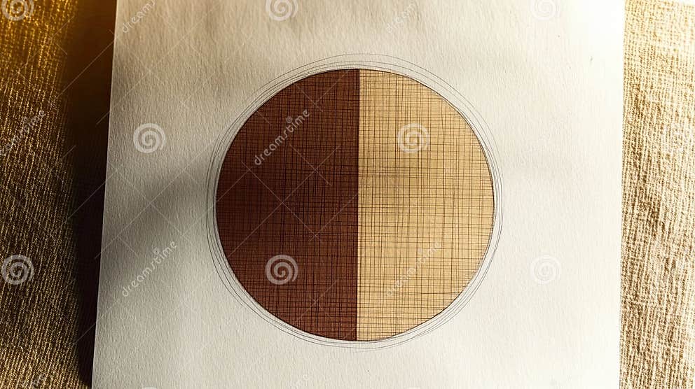 Crafting Data Visualization with a Minimalist Pie Chart on a Plain ...