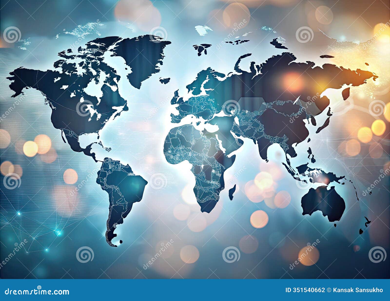 Crafting a Minimalist Digital World Map a Visual Exploration of Global ...