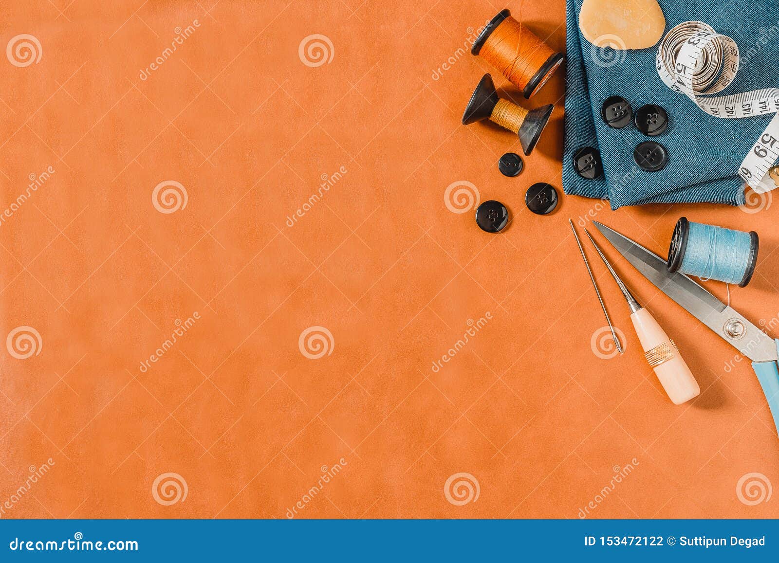 Crafting Tools And Materials Used For Cutting Circles. Blue Cutting Mat ...
