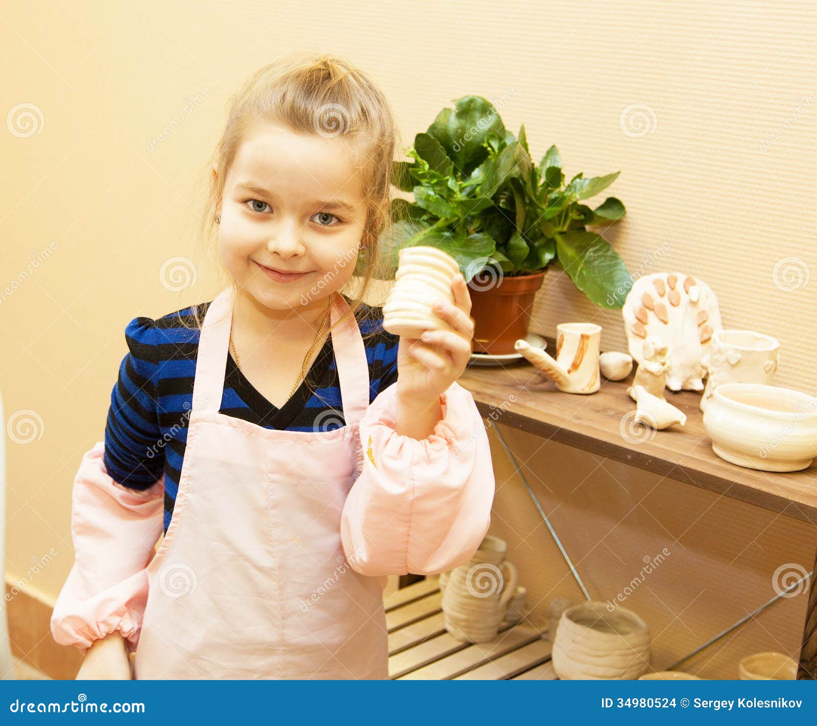 Crafts clay stock photo. Image of project, colorful, smiling - 34980524