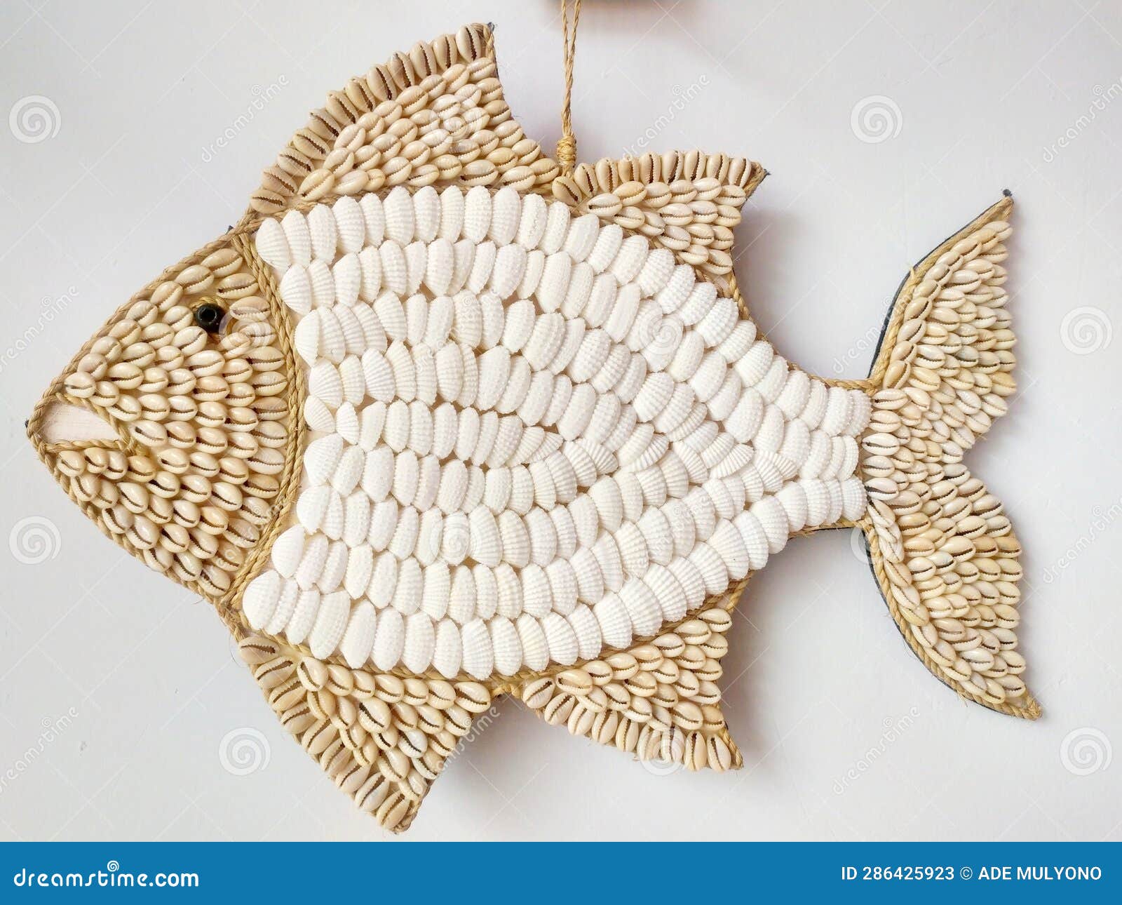 Crafts made from shells stock image. Image of craft - 286425923