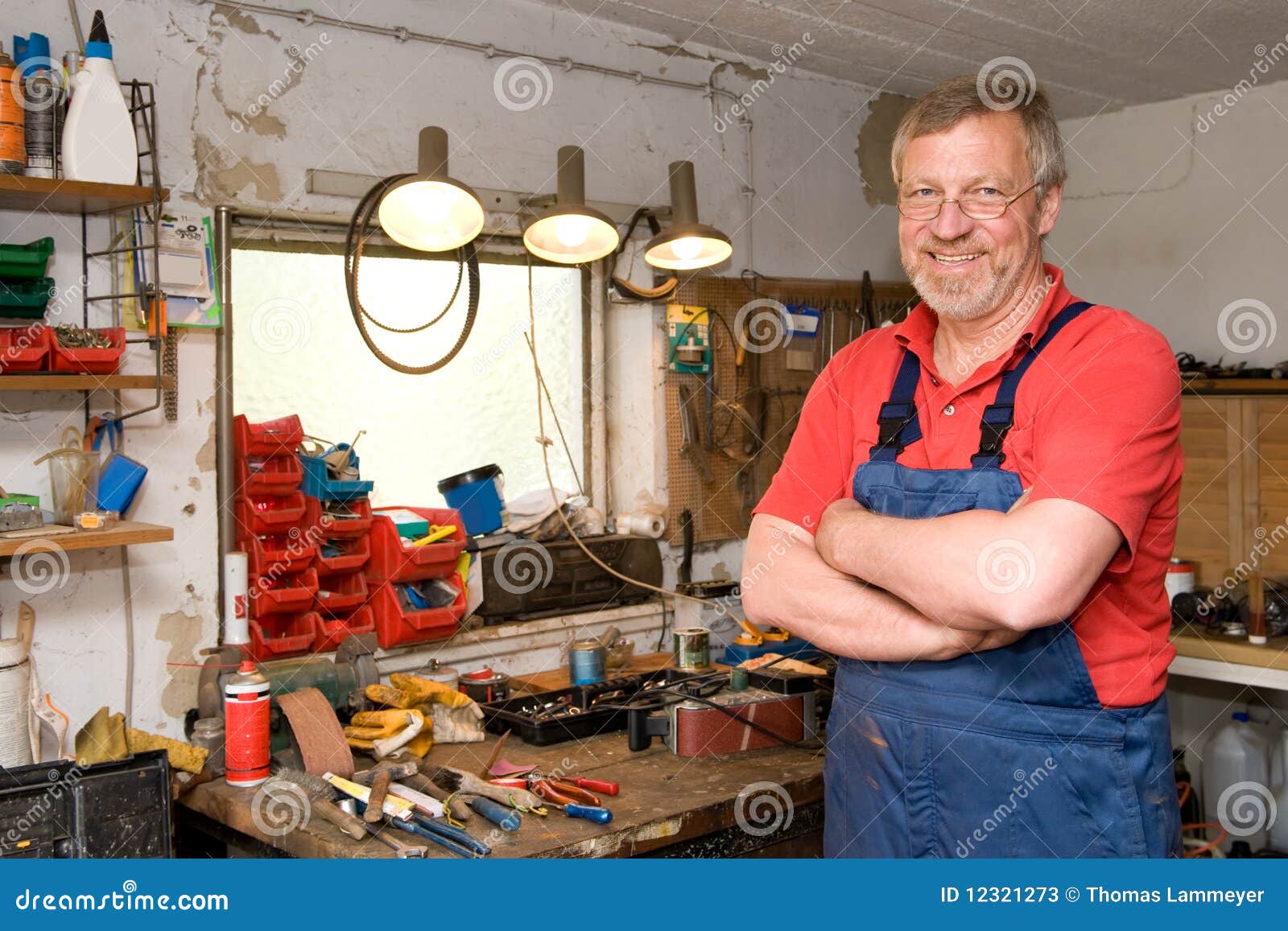Craftsman stock image. Image of illuminated, crossed - 12321273
