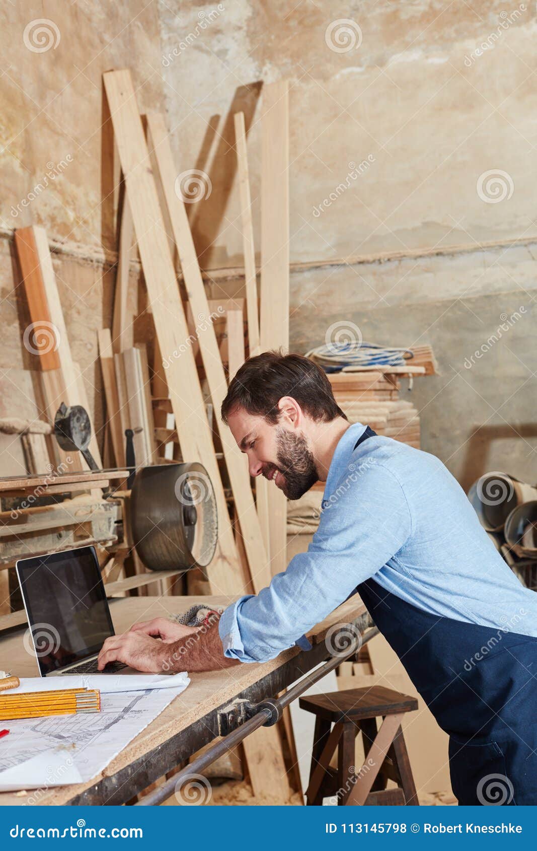 Craftsman As Artisan Working Stock Photo - Image of workshop, people ...