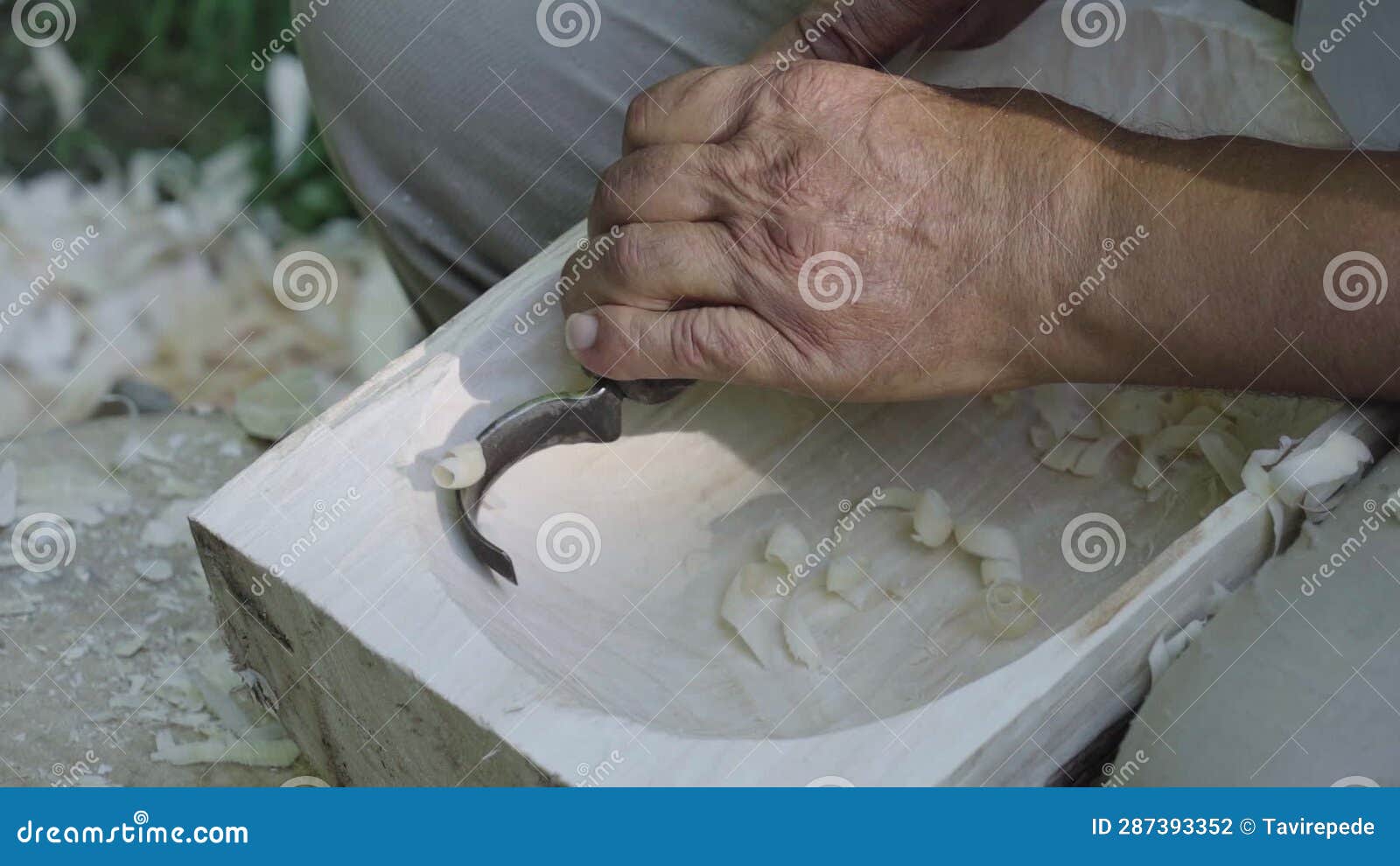 Craftsman Carving Tool Technique Stock Footage - Video of carving ...