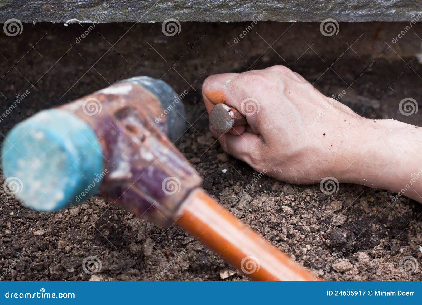 Craftsman Pointed Away Old Mortar Stock Image - Image of carver ...