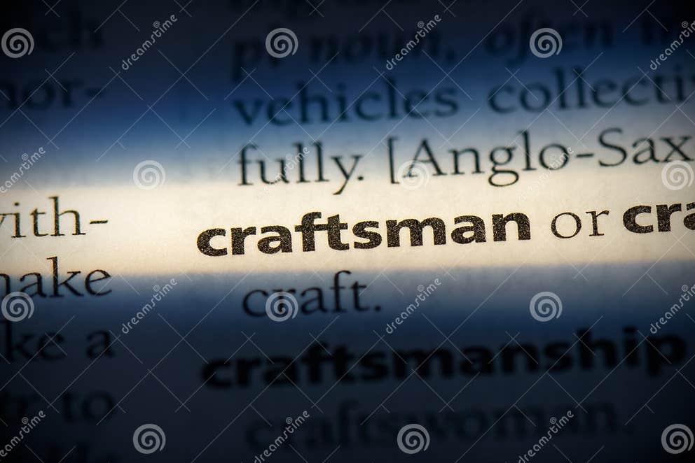 Craftsman stock photo. Image of dictionary, etymology - 161578232