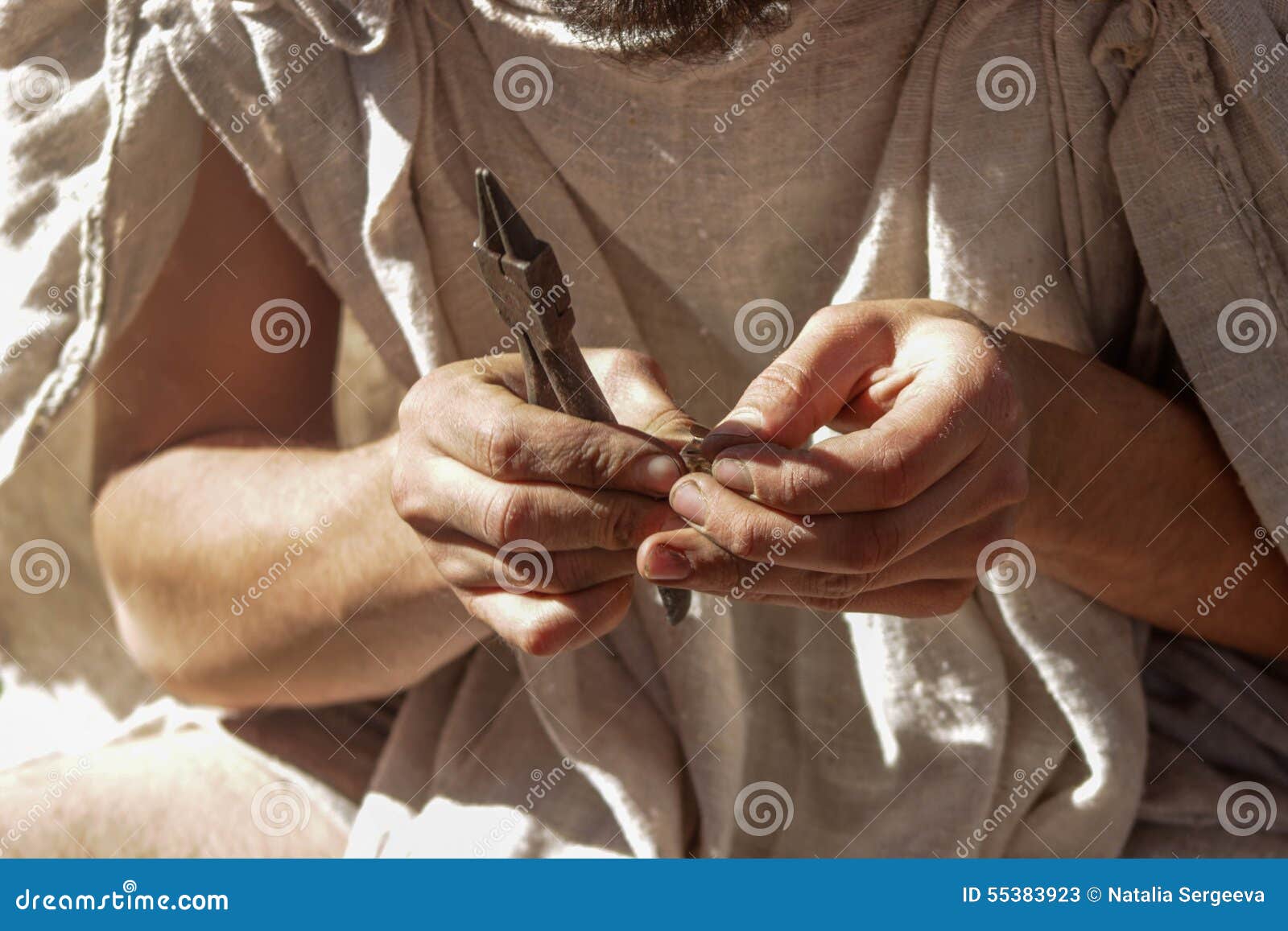 Craftsman at work stock image. Image of hand, making - 55383923