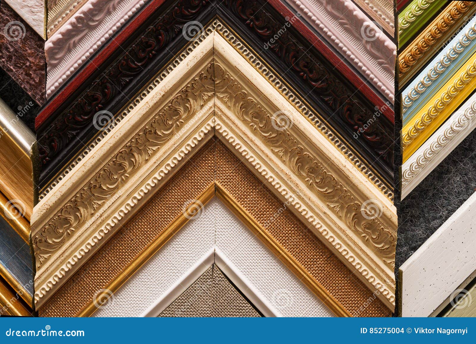 Craftsman Working on Frame in Frameshop. Stock Photo - Image of holding ...