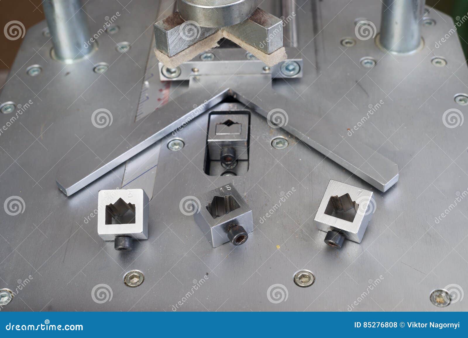 Craftsman Working on Frame in Frameshop. Stock Photo - Image of ...