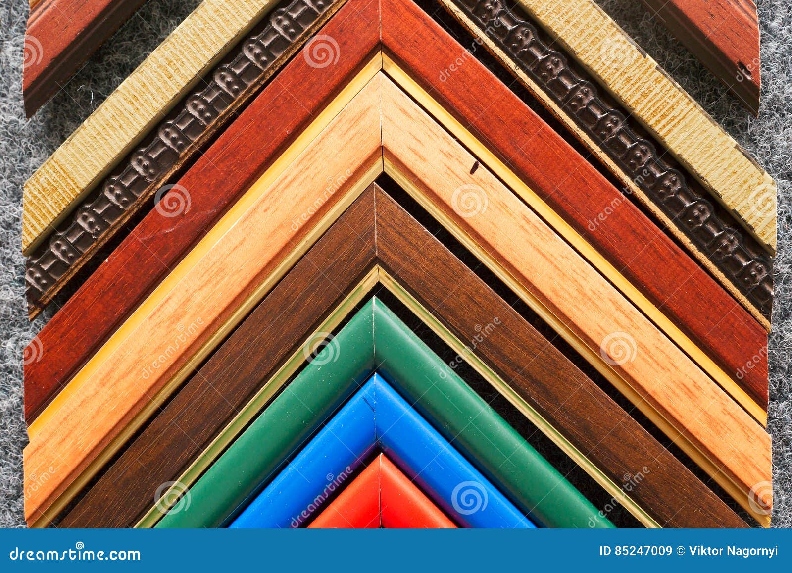 Craftsman Working on Frame in Frameshop. Stock Image - Image of ...