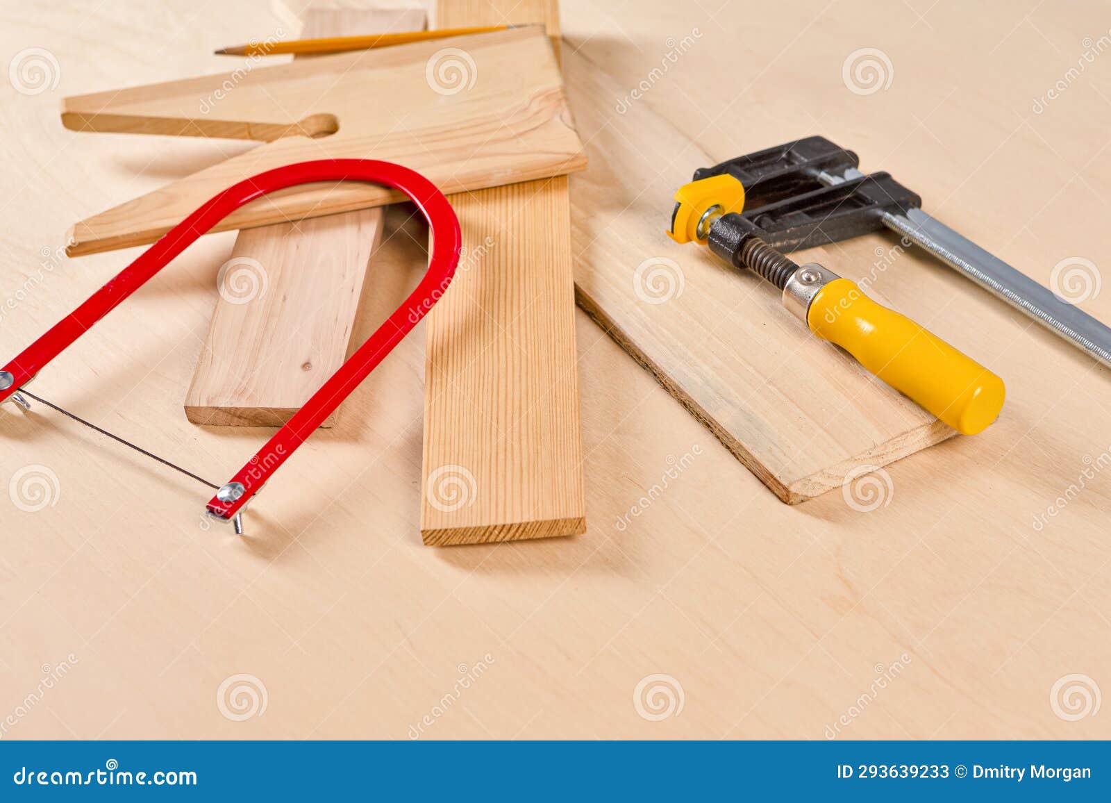Craftsmanship and Carpentry Concepts. Pack and Lineup of Professional ...