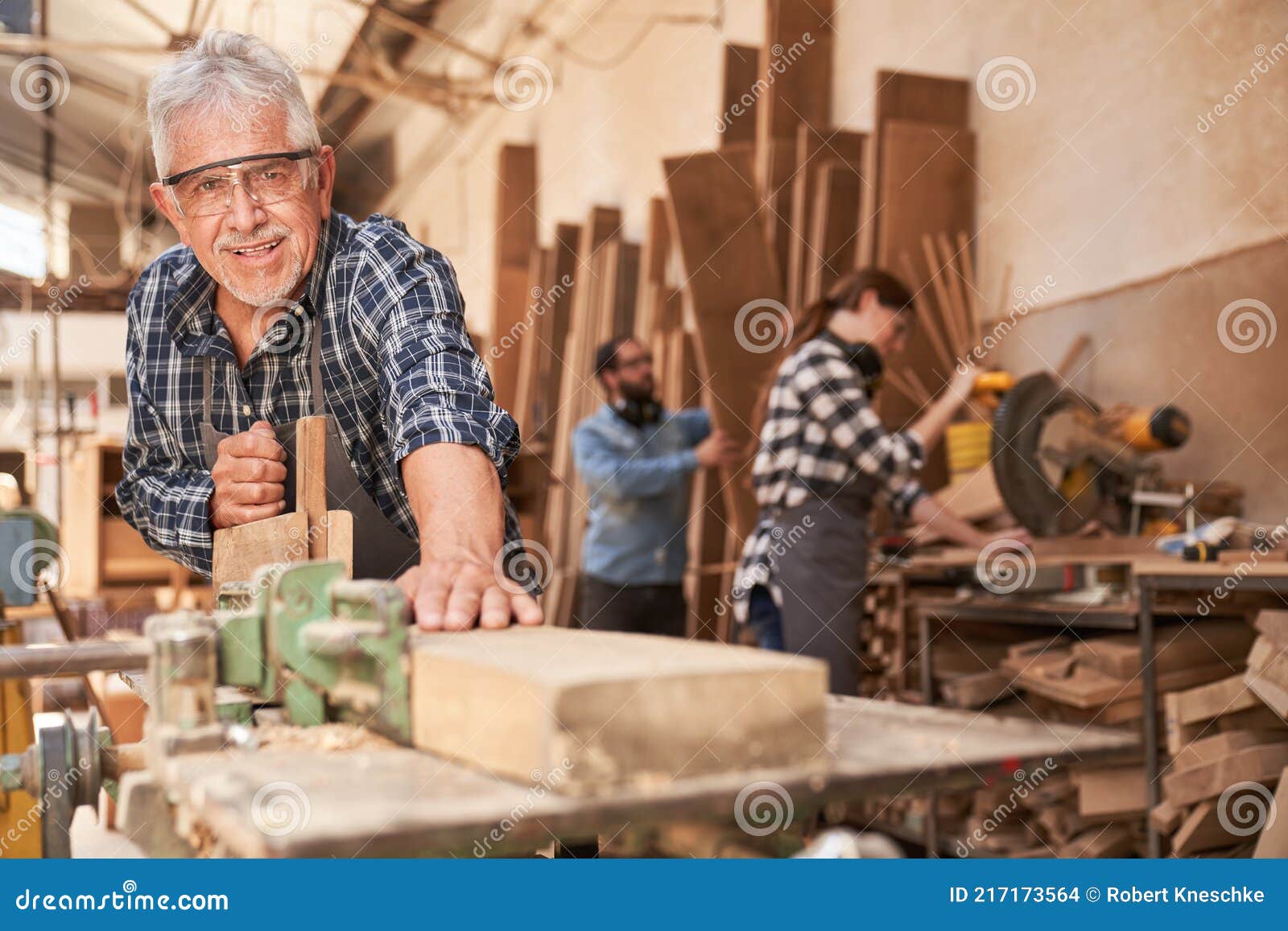 Craftsmen As Master Planing Wood Stock Photo - Image of planes, plane ...