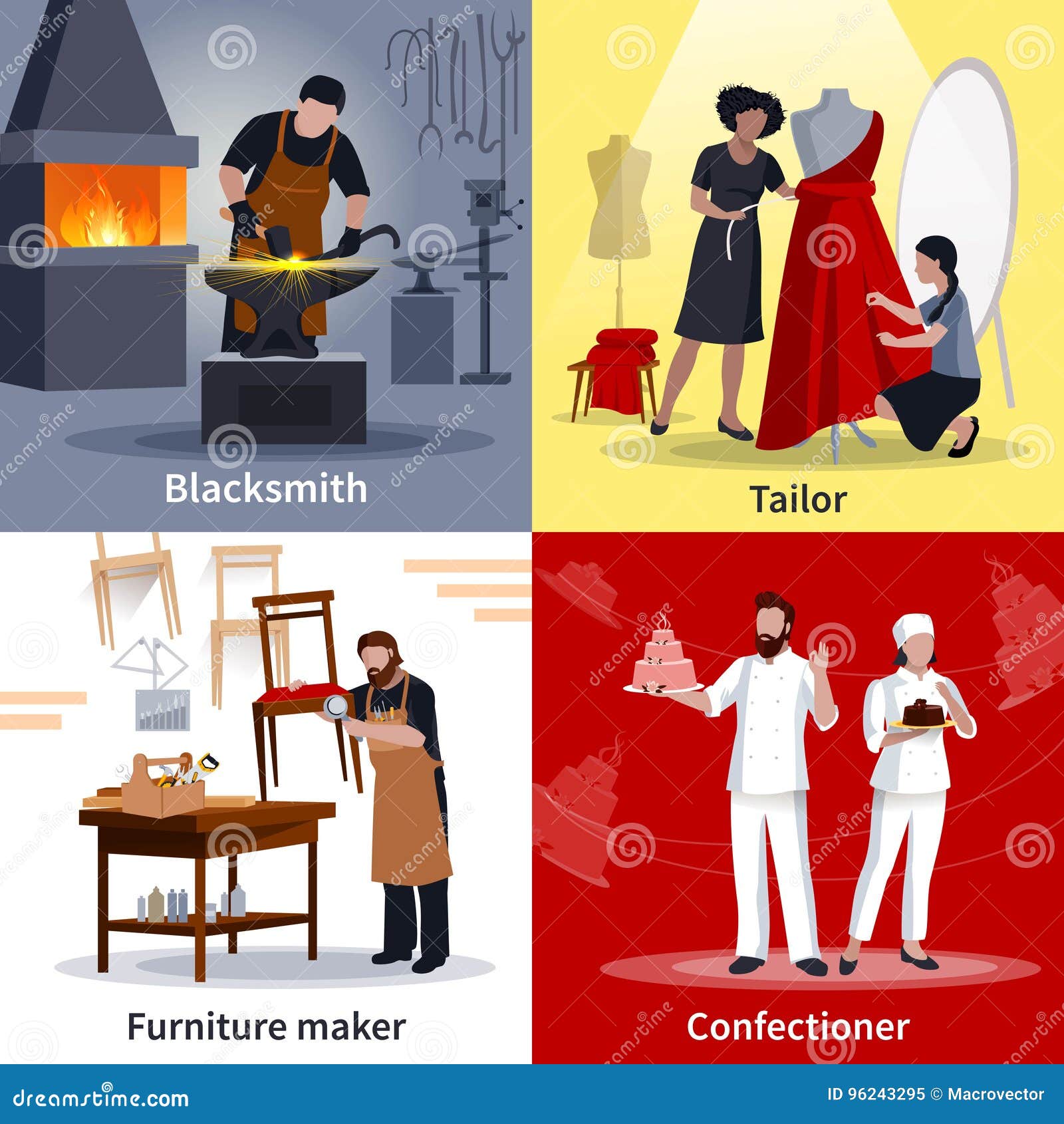 Craftspeople Cartoons, Illustrations & Vector Stock Images - 38 ...