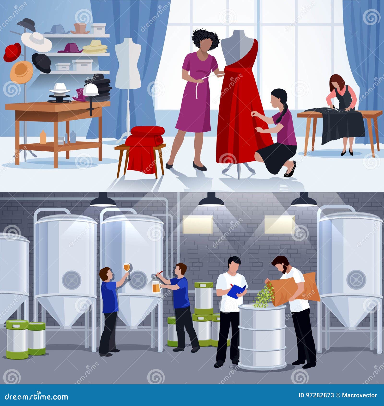 Craftspeople Cartoons, Illustrations & Vector Stock Images - 135 ...