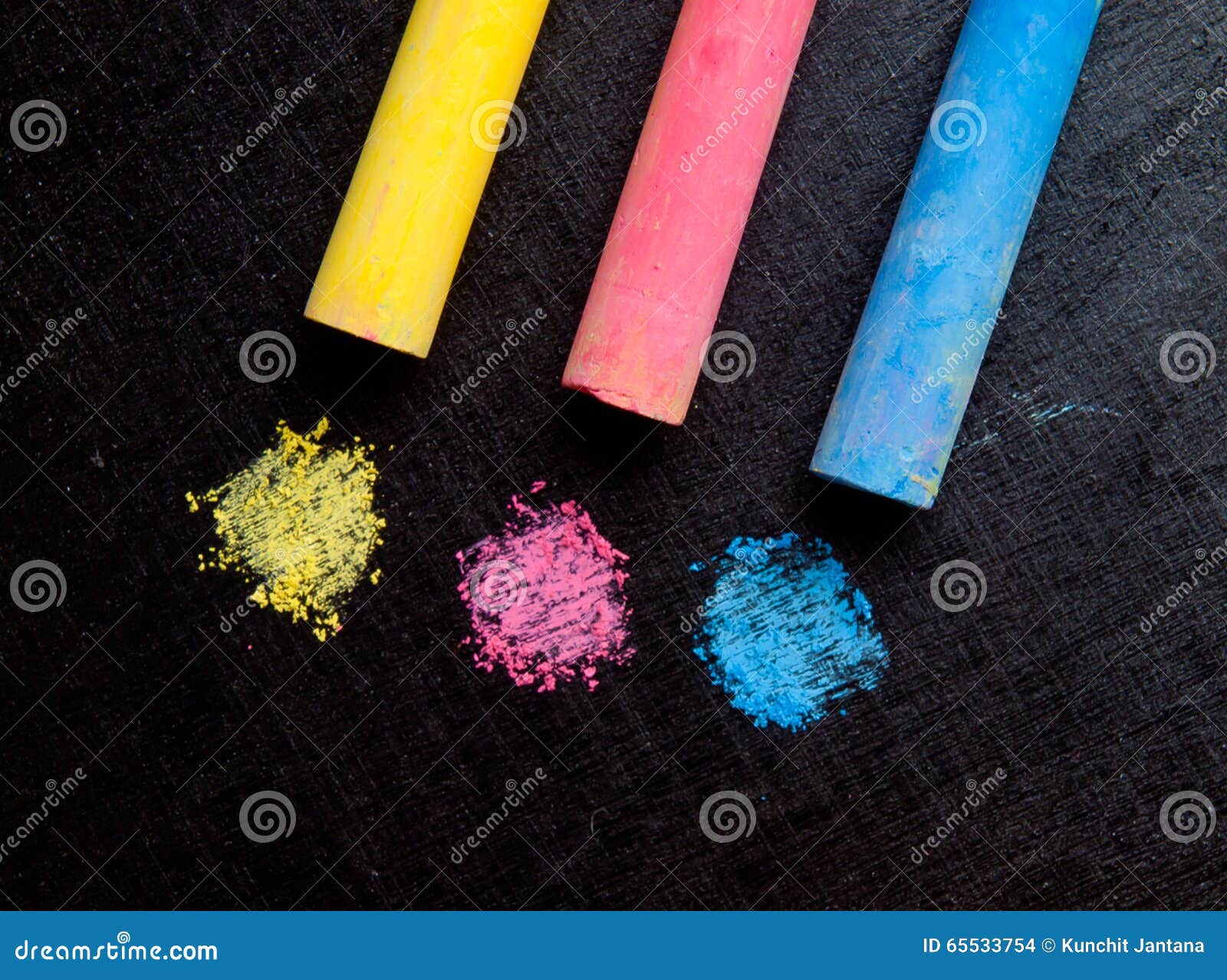 Craie Colorée, Couleurs Primaires Photo stock - Image du créateur ...