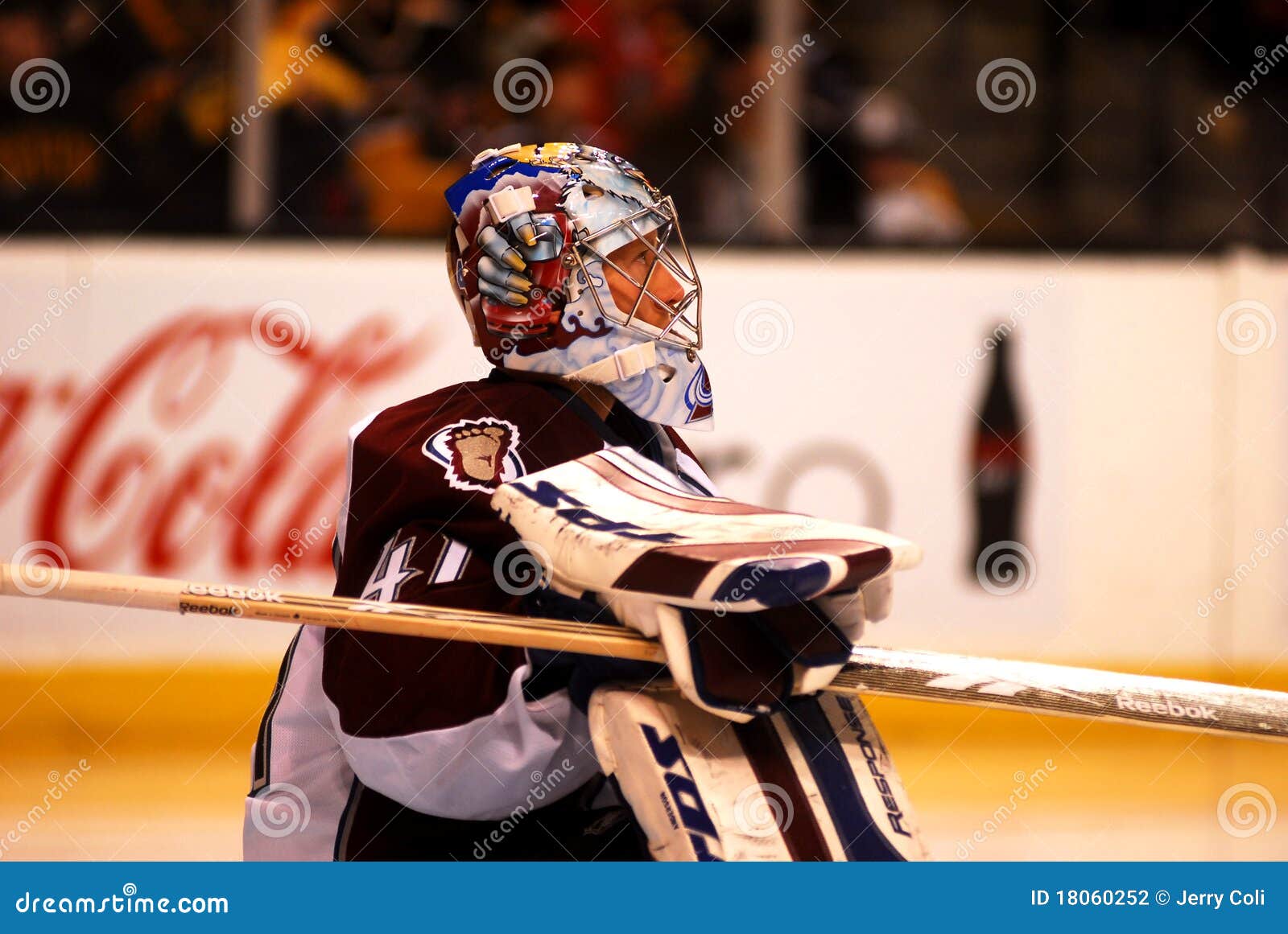 Craig Anderson Colorado Avalanche Editorial Photography - Image of mask ...