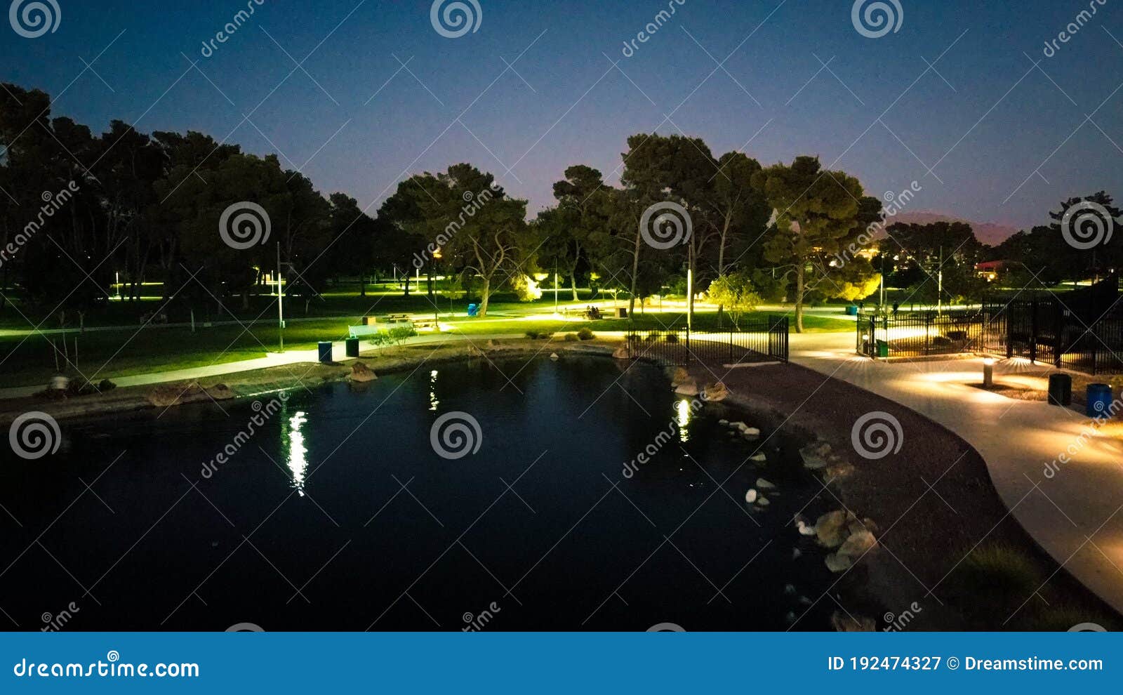 Craig ranch park stock image. Image of fountain, park - 192474327