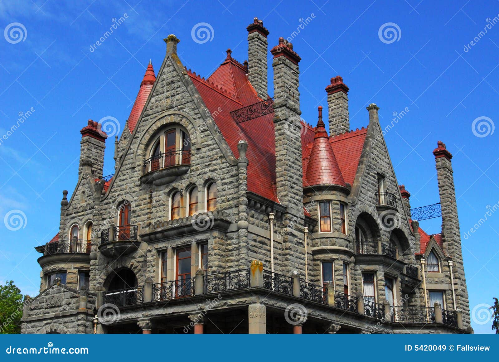 Craigdarroch castle stock image. Image of canada, attraction - 5420049
