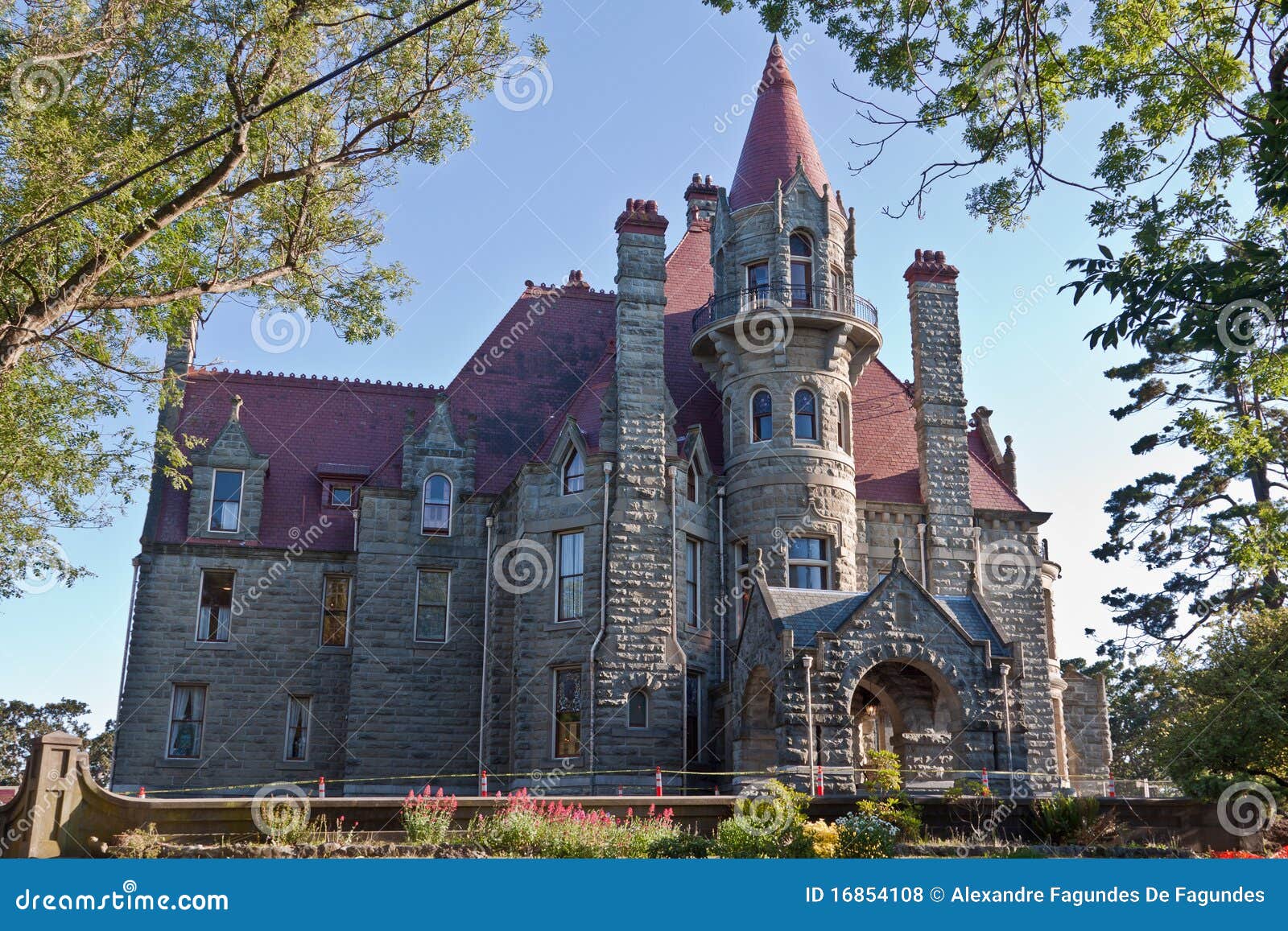 Craigdarroch Castle Victoria Canada Stock Photo - Image of structure ...