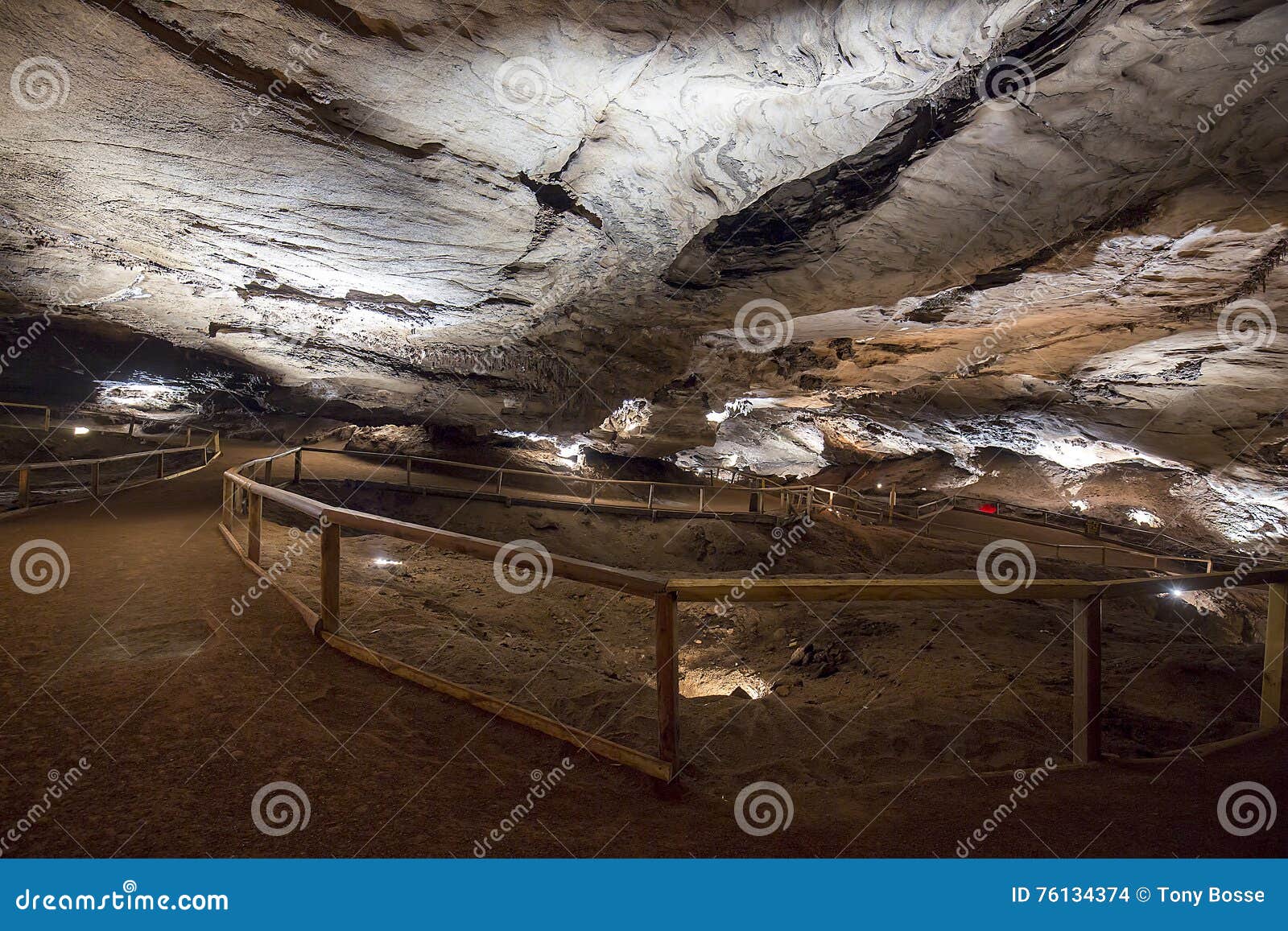 Craighead Caverns at the Lost Sea Stock Photo - Image of cave ...