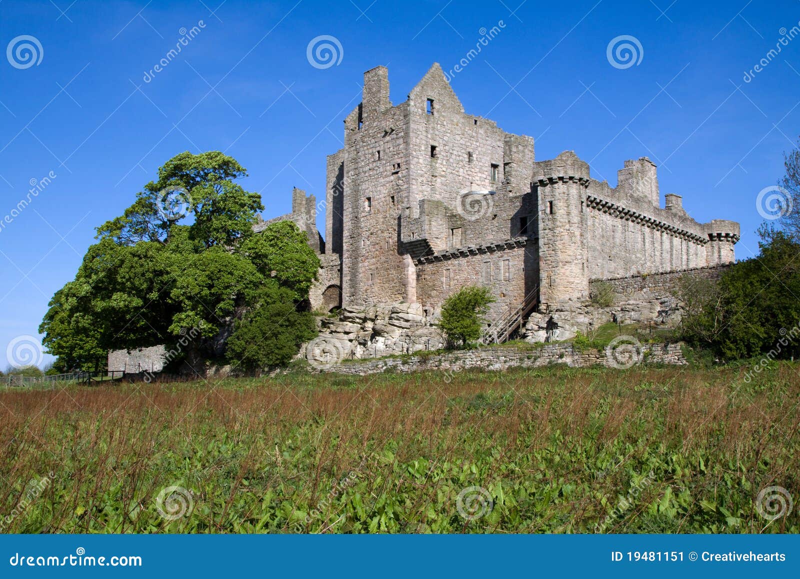 Craigmillar Castle, Edinburgh, Scotland Stock Image - Image of ...