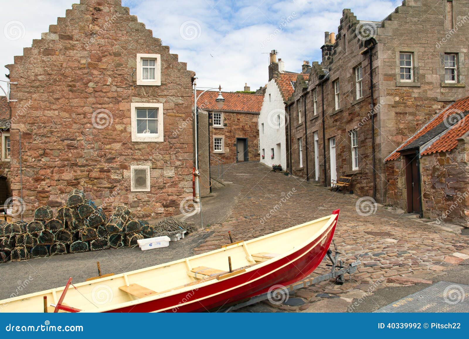 Crail, scotland stock photo. Image of building, britain - 40339992