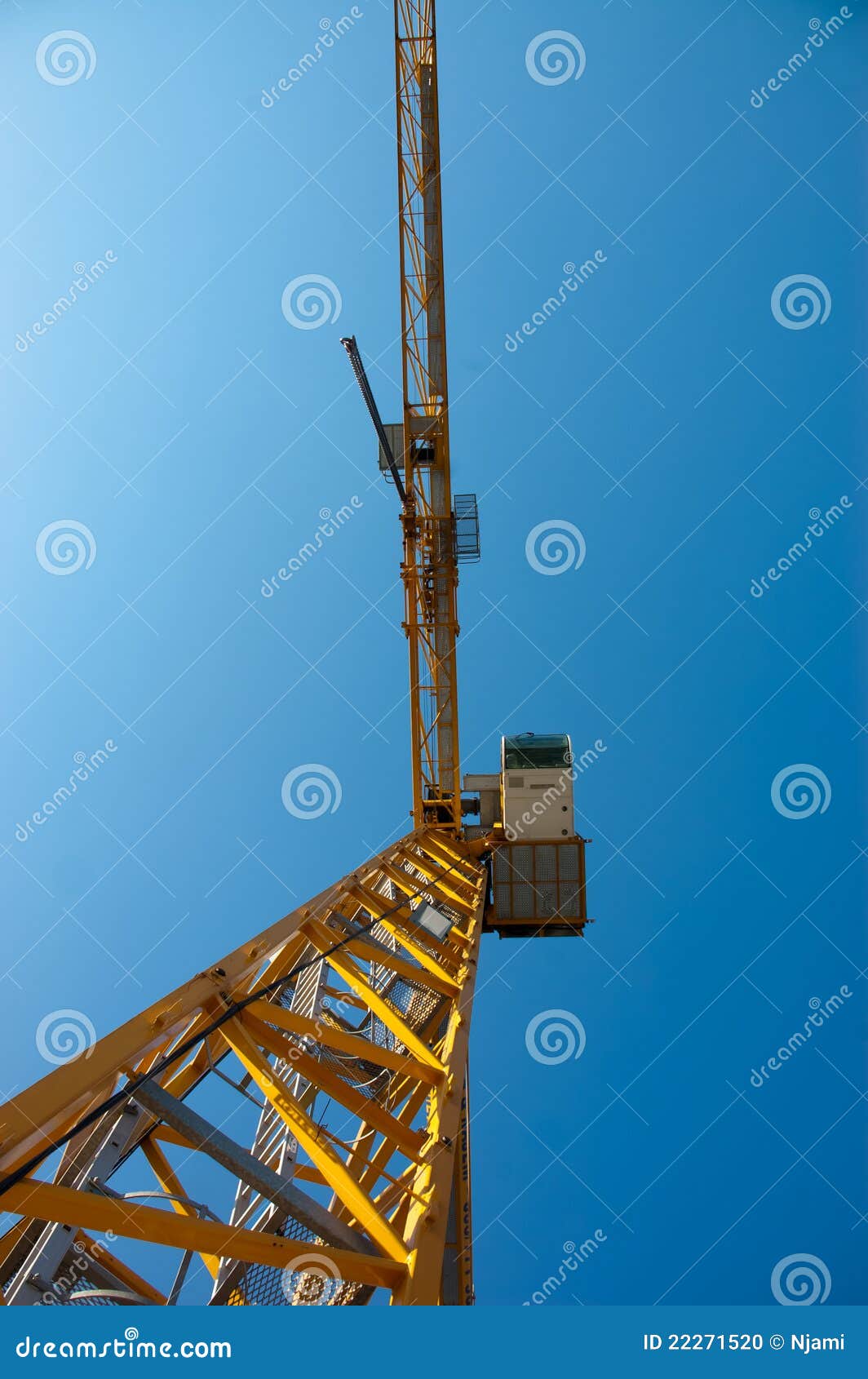 Crain on building site stock photo. Image of building - 22271520