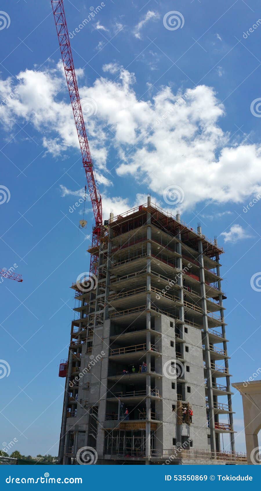Crains stock image. Image of building, workers, skyscraper - 53550869