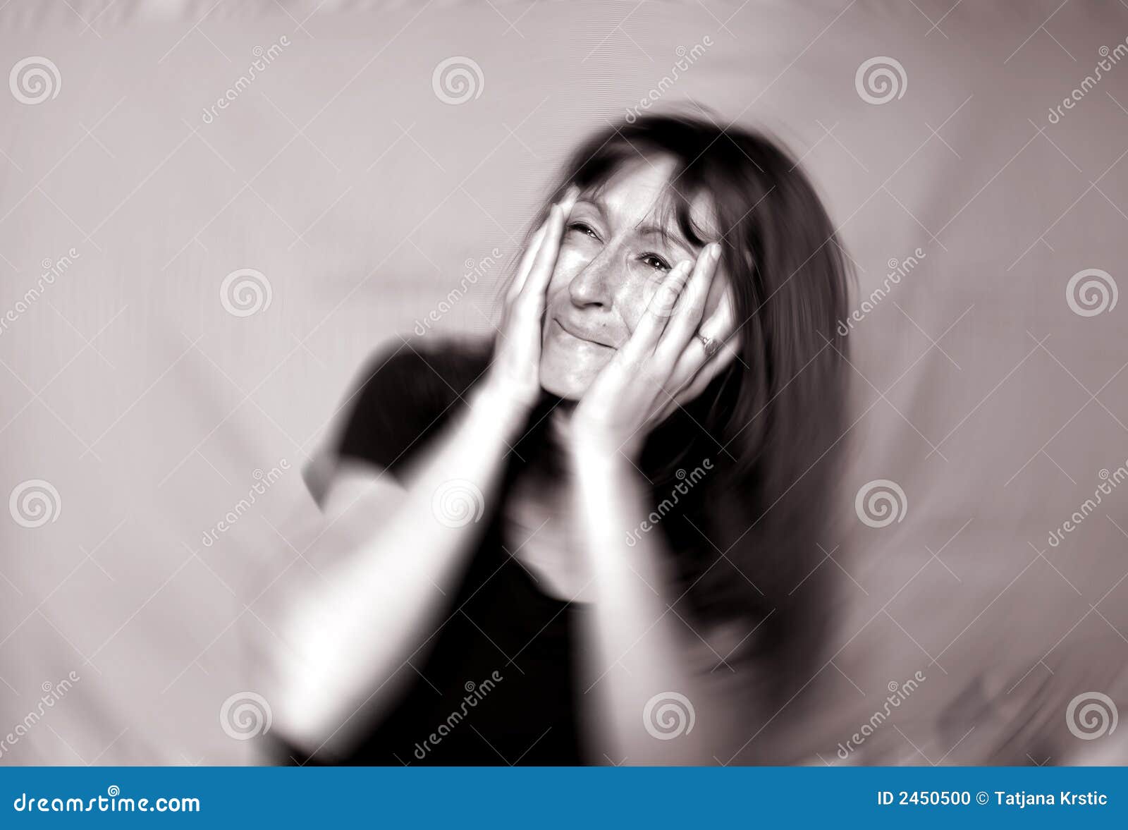 Crainte photo stock. Image du femme, renversement, peine - 2450500