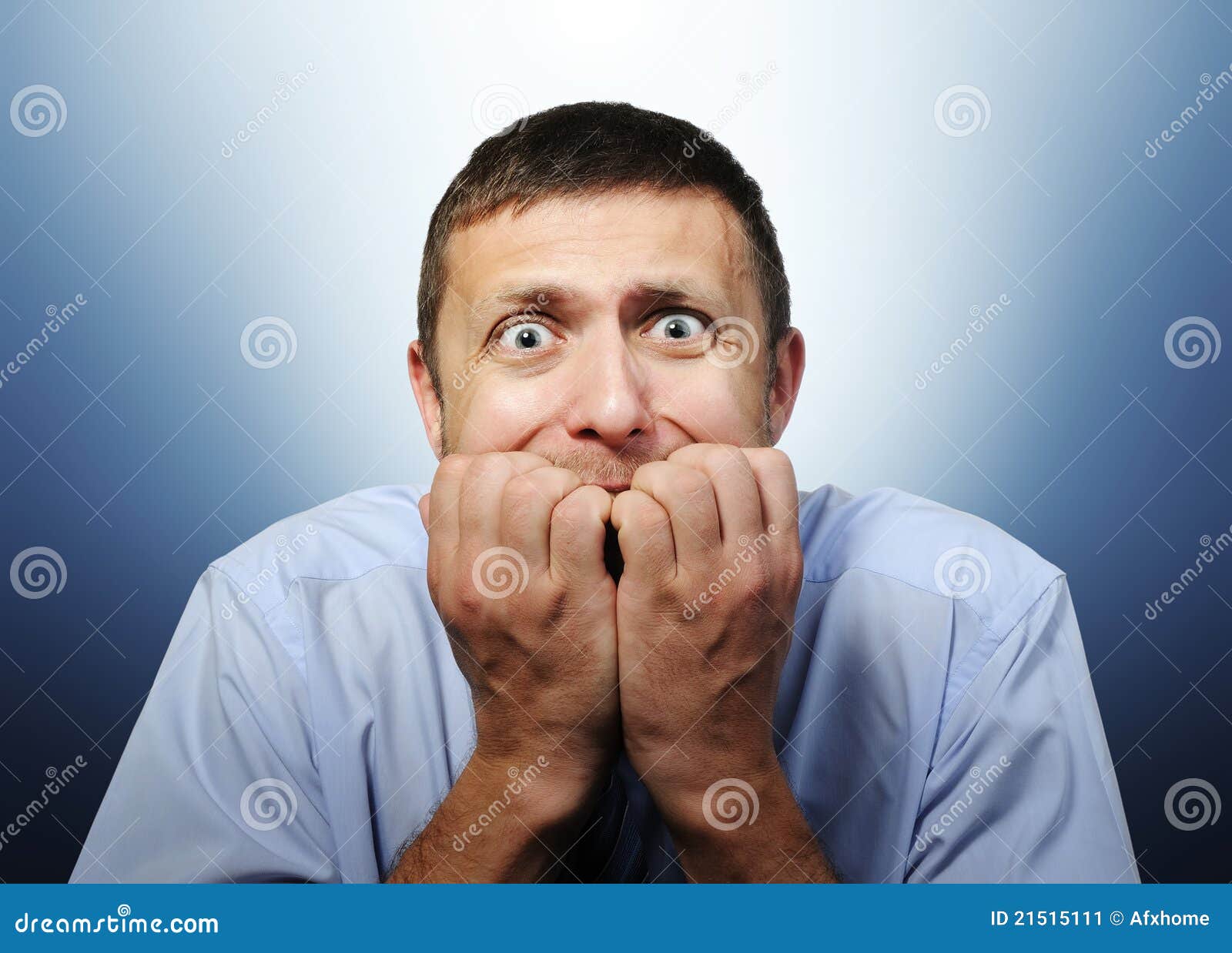 Crainte Profonde D'homme D'affaires Image stock - Image du inquiétude ...