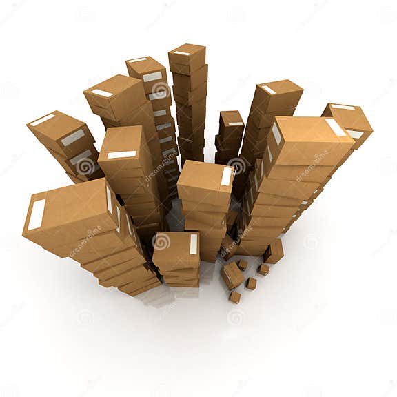 Crammed stock room stock illustration. Illustration of house - 10758965