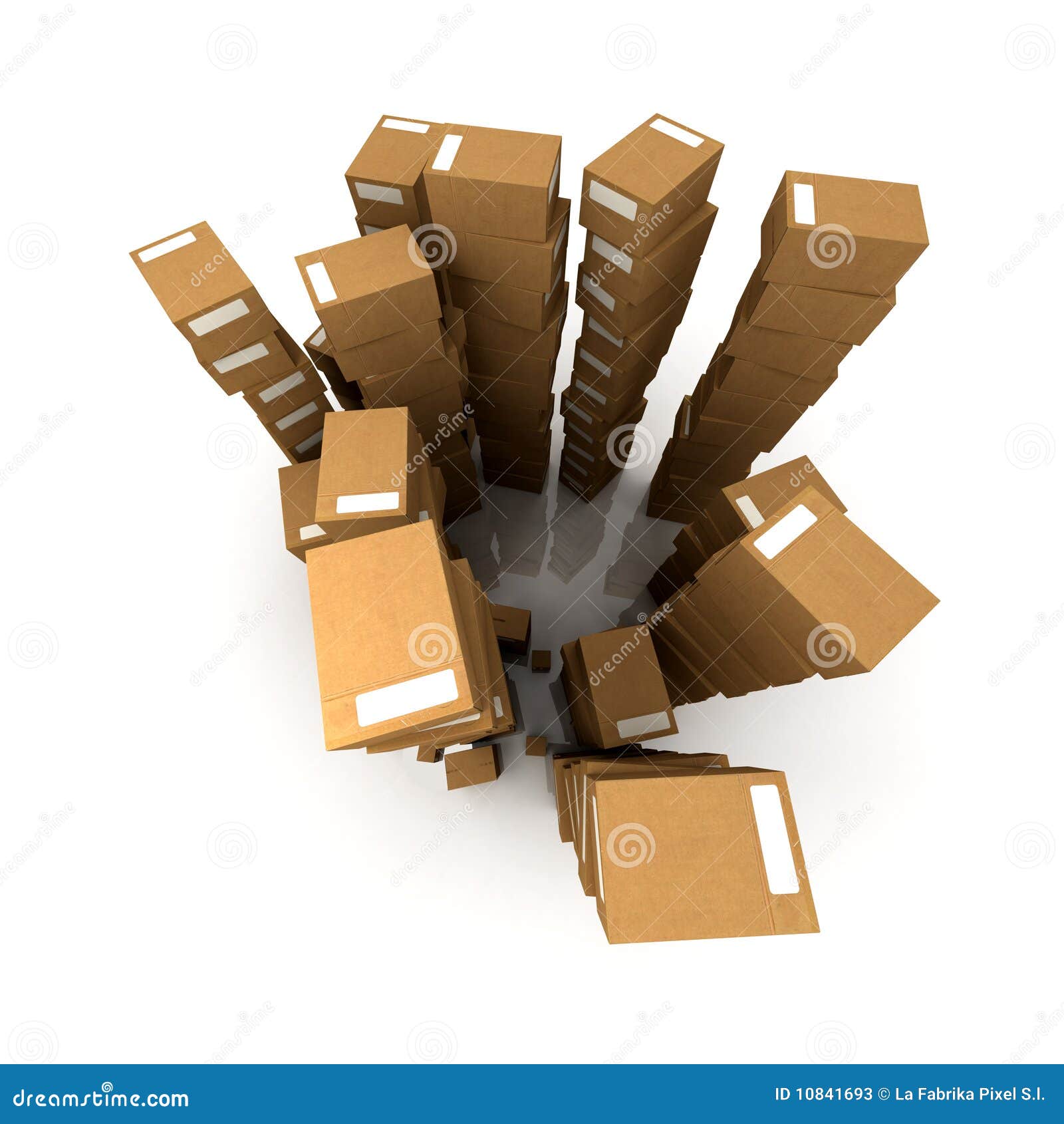 Crammed warehouse stock illustration. Illustration of room - 10841693
