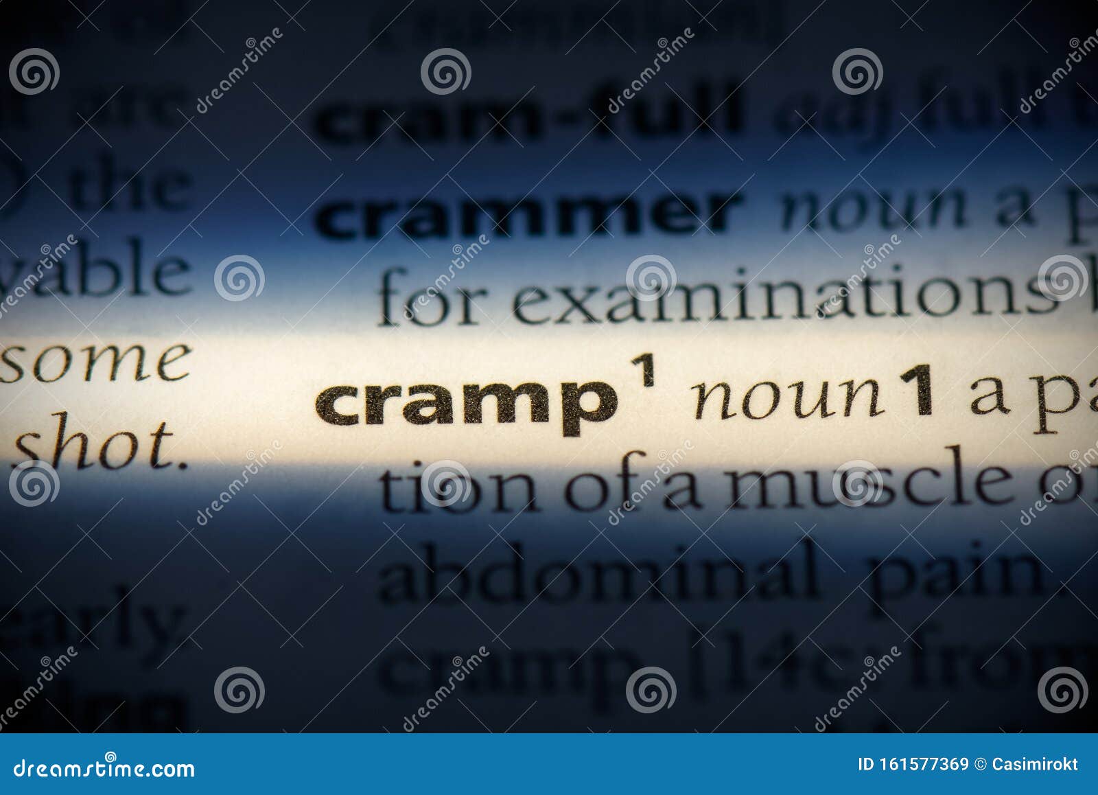 Cramp stock image. Image of highlight, isolated, definition - 161577369