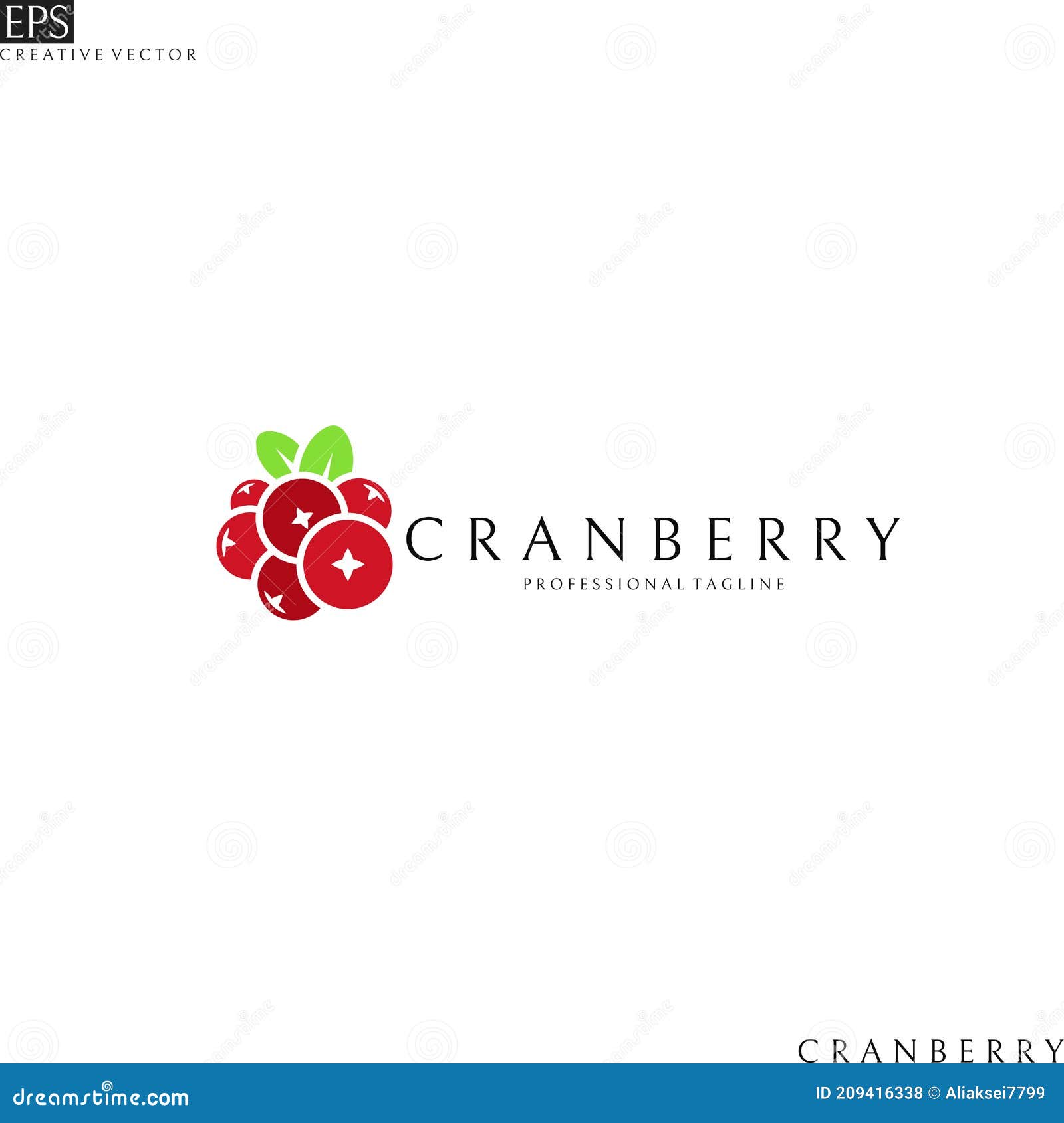 Cranberry with leaves logo stock vector. Illustration of vitamin ...