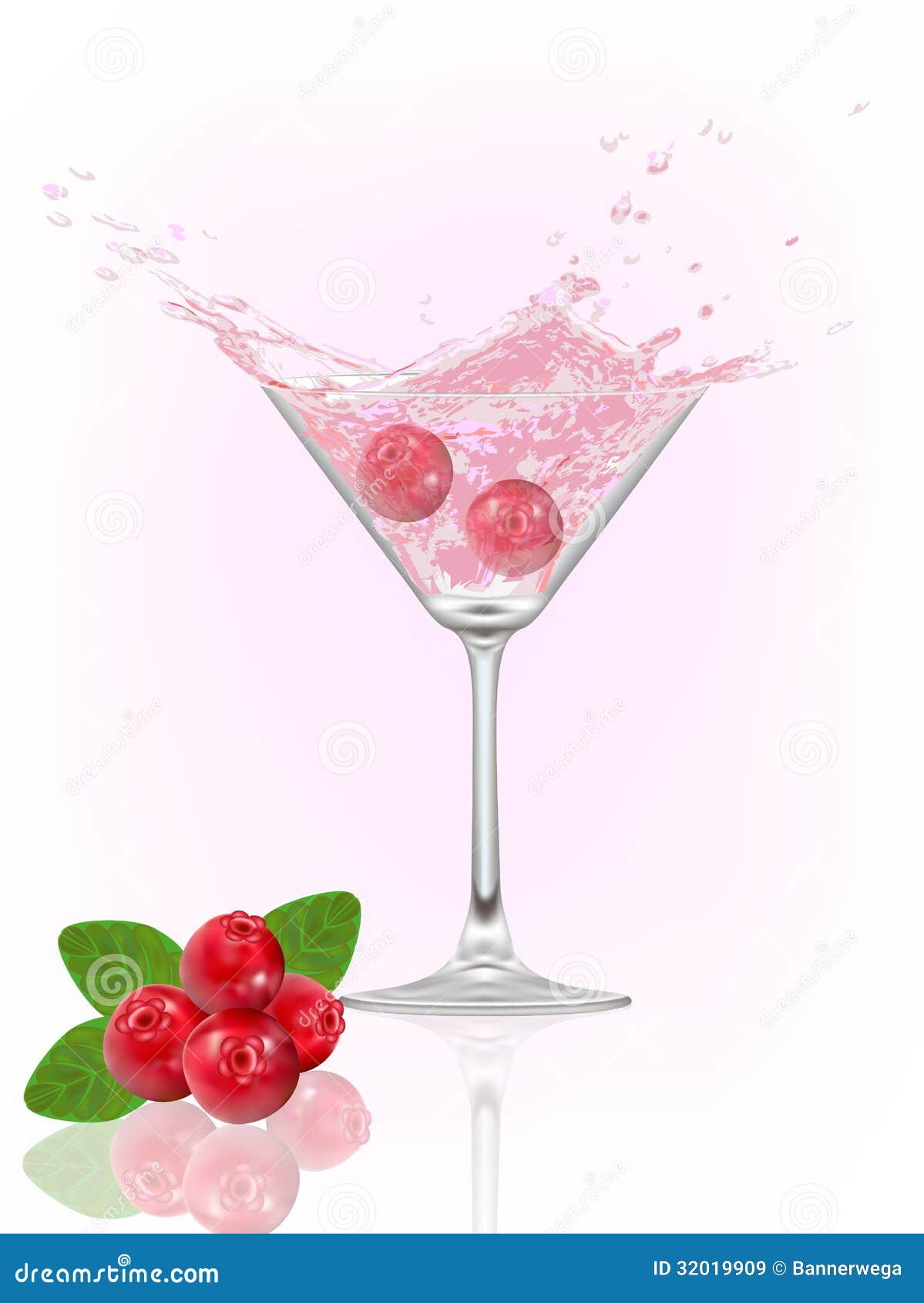 Cranberry splash stock vector. Illustration of fall, cranberry - 32019909