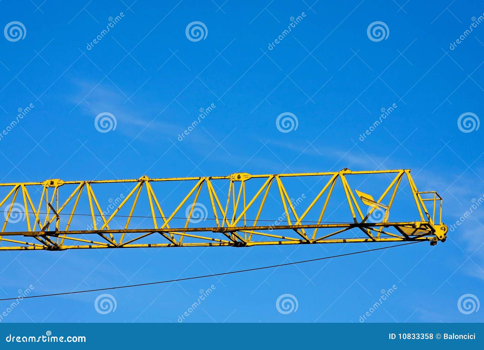 Crane stock photo. Image of structure, industry, industrial - 10833358
