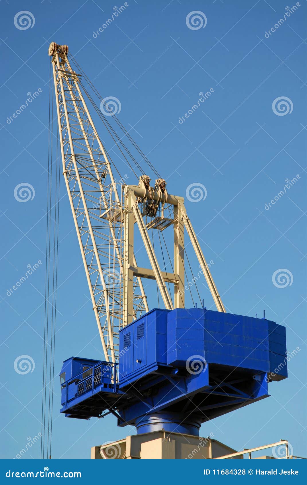 Crane stock photo. Image of industrial, inland, machine - 11684328
