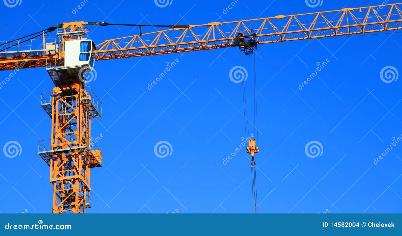 Crane stock photo. Image of crane, exterior, single, industrial - 14582004