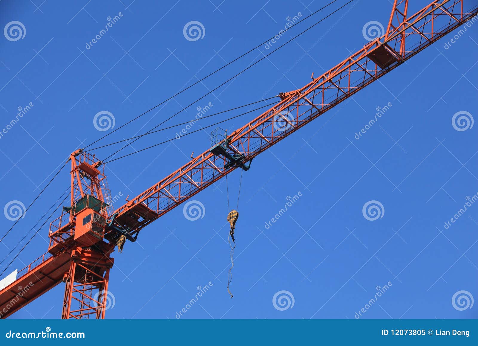 Crane arm stock image. Image of industry, aerial, outdoor - 12073805