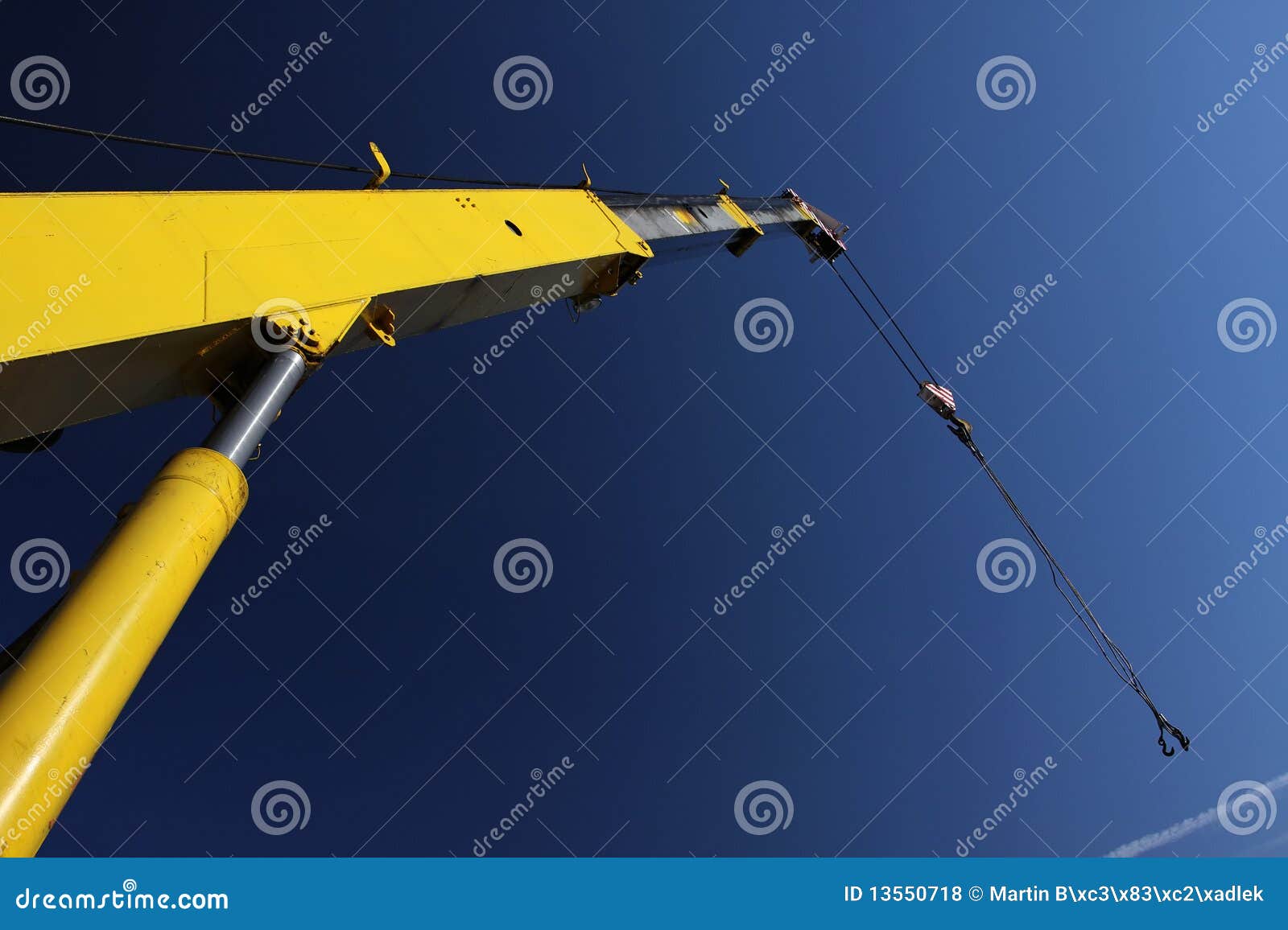 Crane arm stock photo. Image of lead, colour, equipment - 13550718
