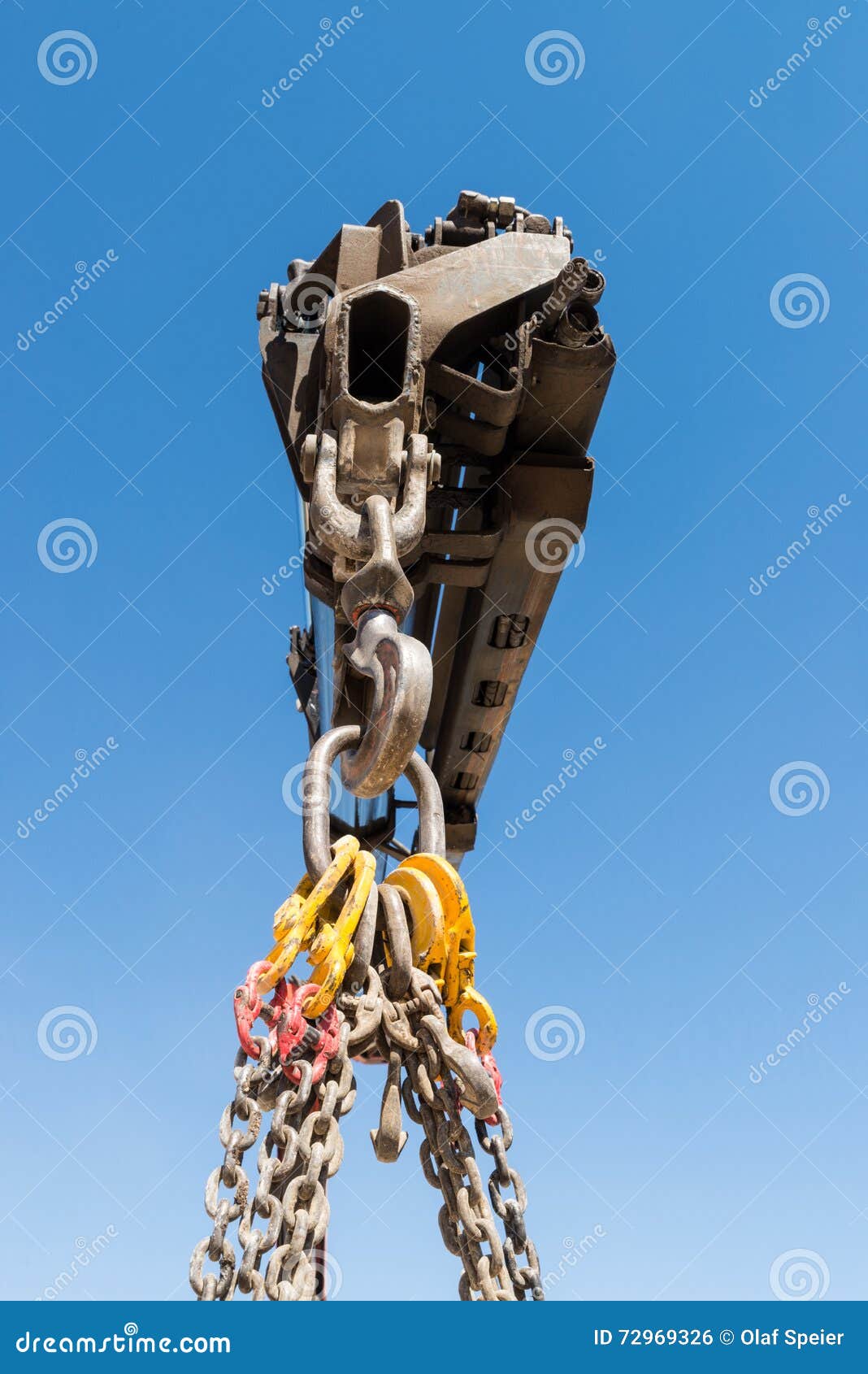 Crane arm stock photo. Image of hook, industry, equipment - 72969326