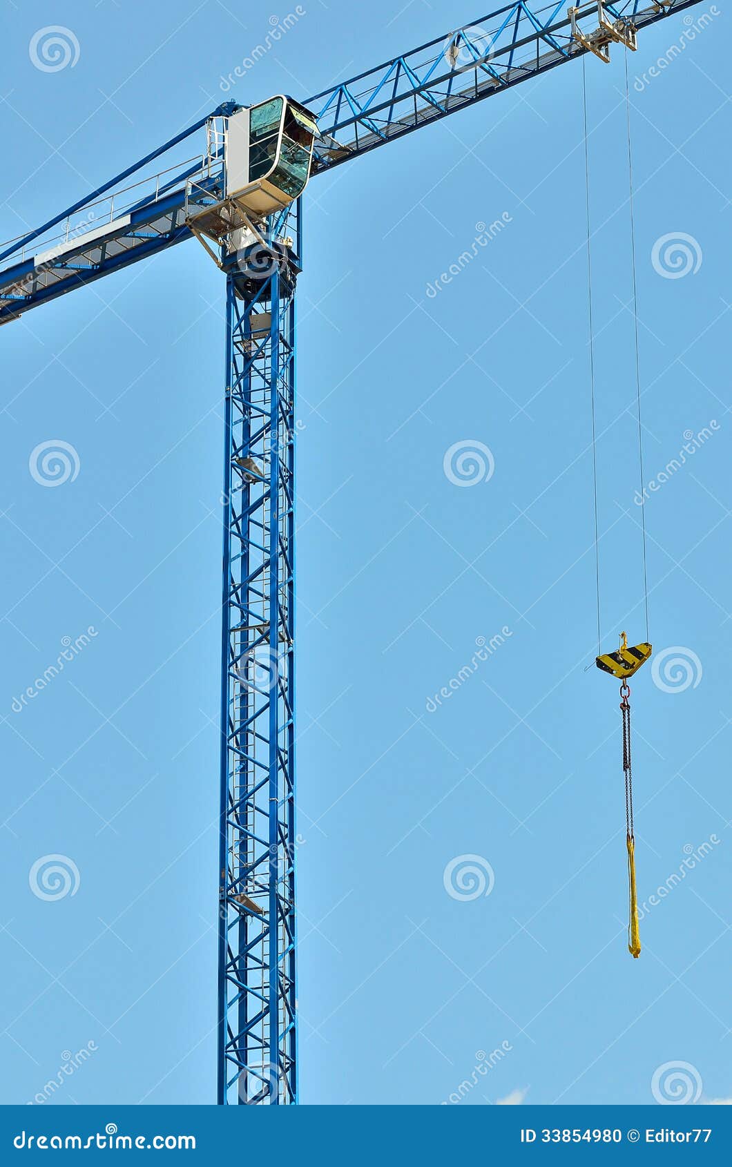 Crane on site stock photo. Image of tool, metallic, equipment - 33854980