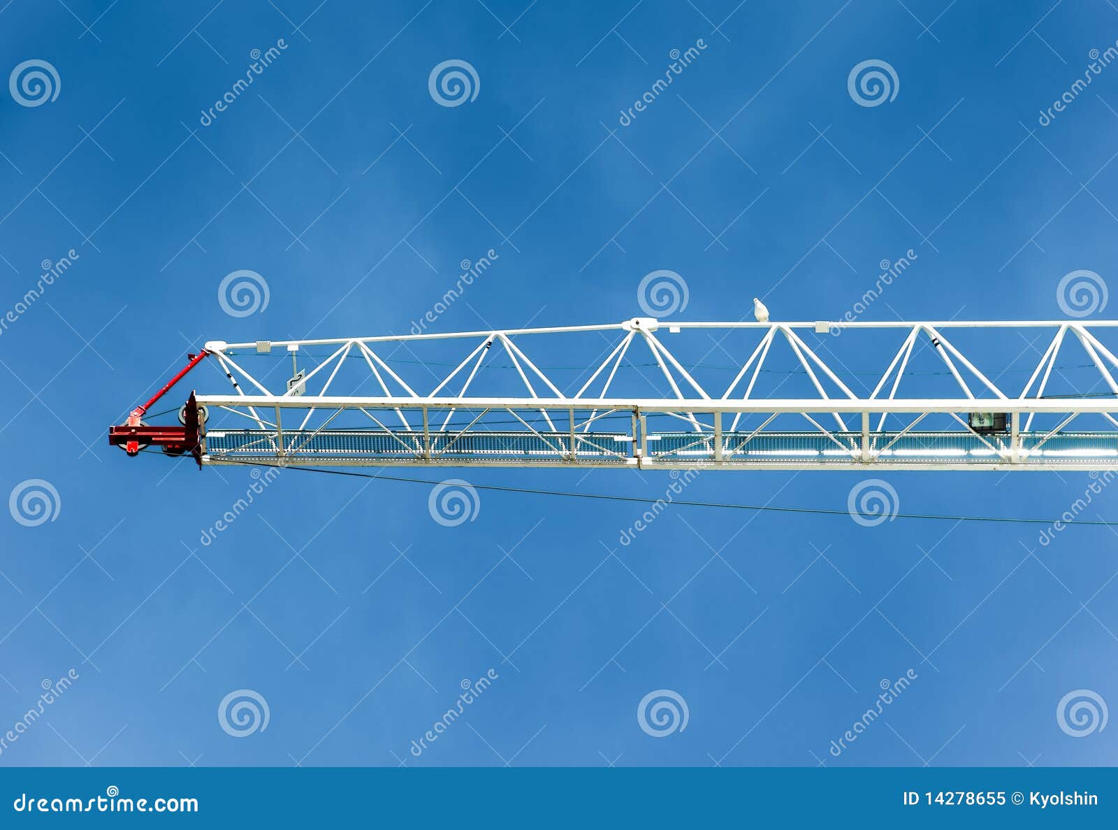 Crane boom stock image. Image of work, construction, activity - 14278655