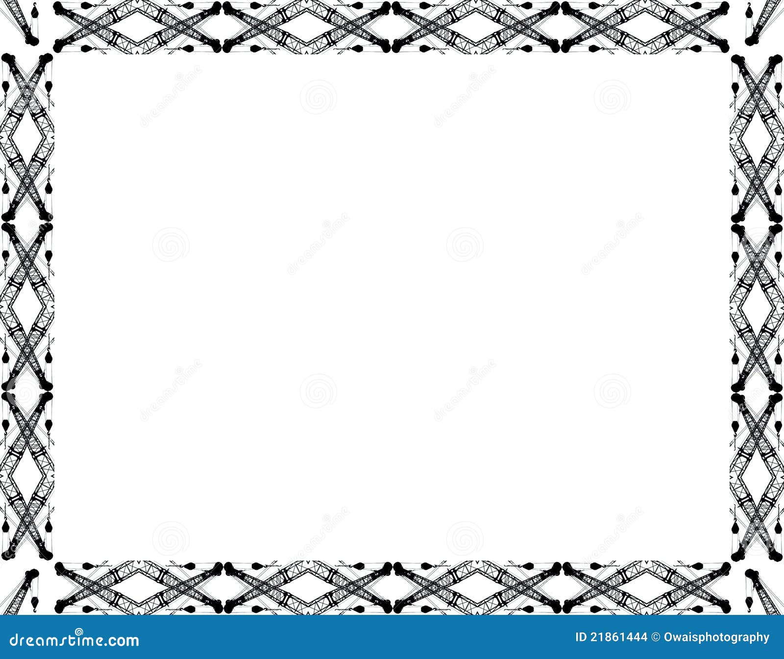 Crane Border stock illustration. Illustration of loader - 21861444